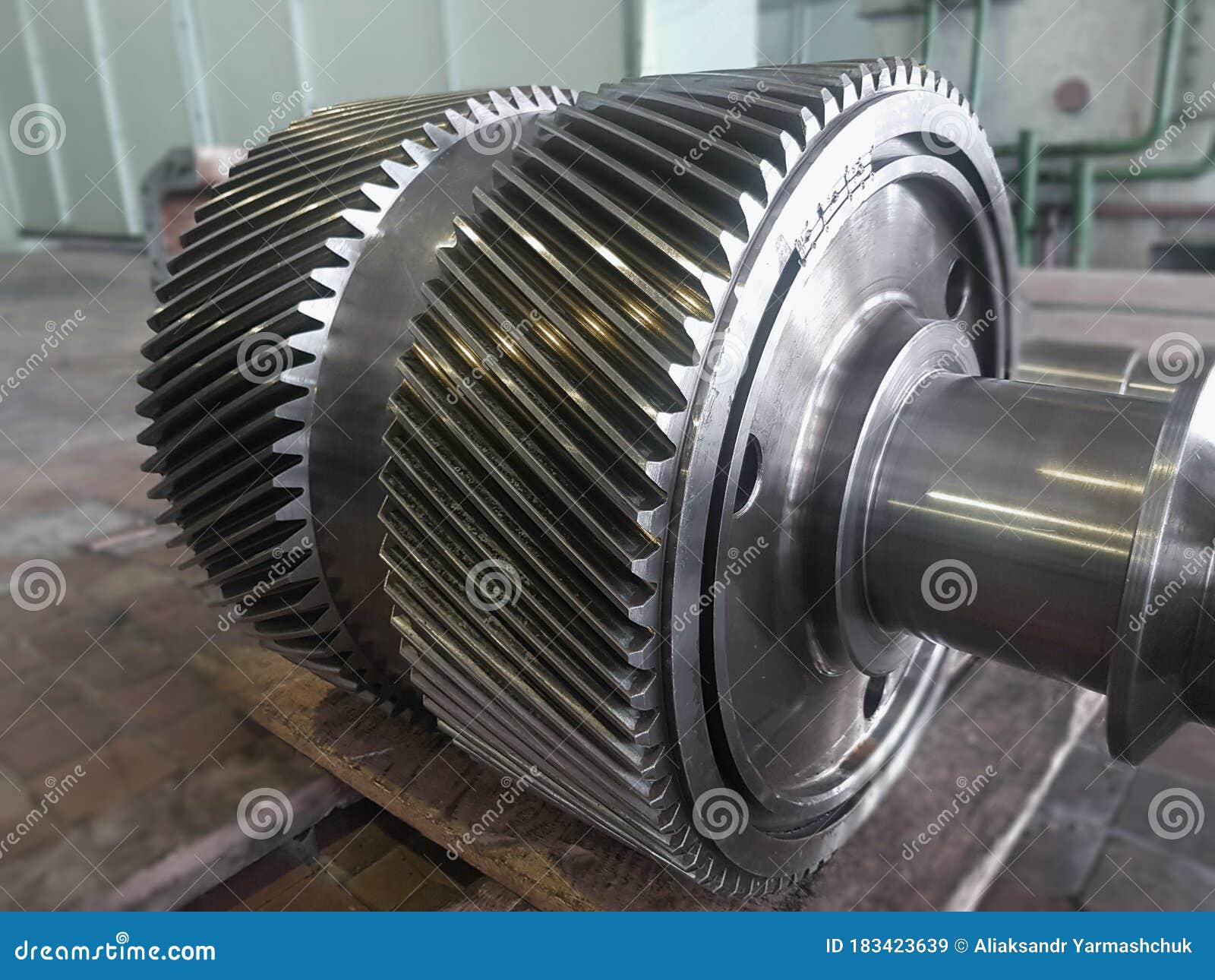 Gear Wheel for Transmitting Rotational Motion between the Shafts in the ...