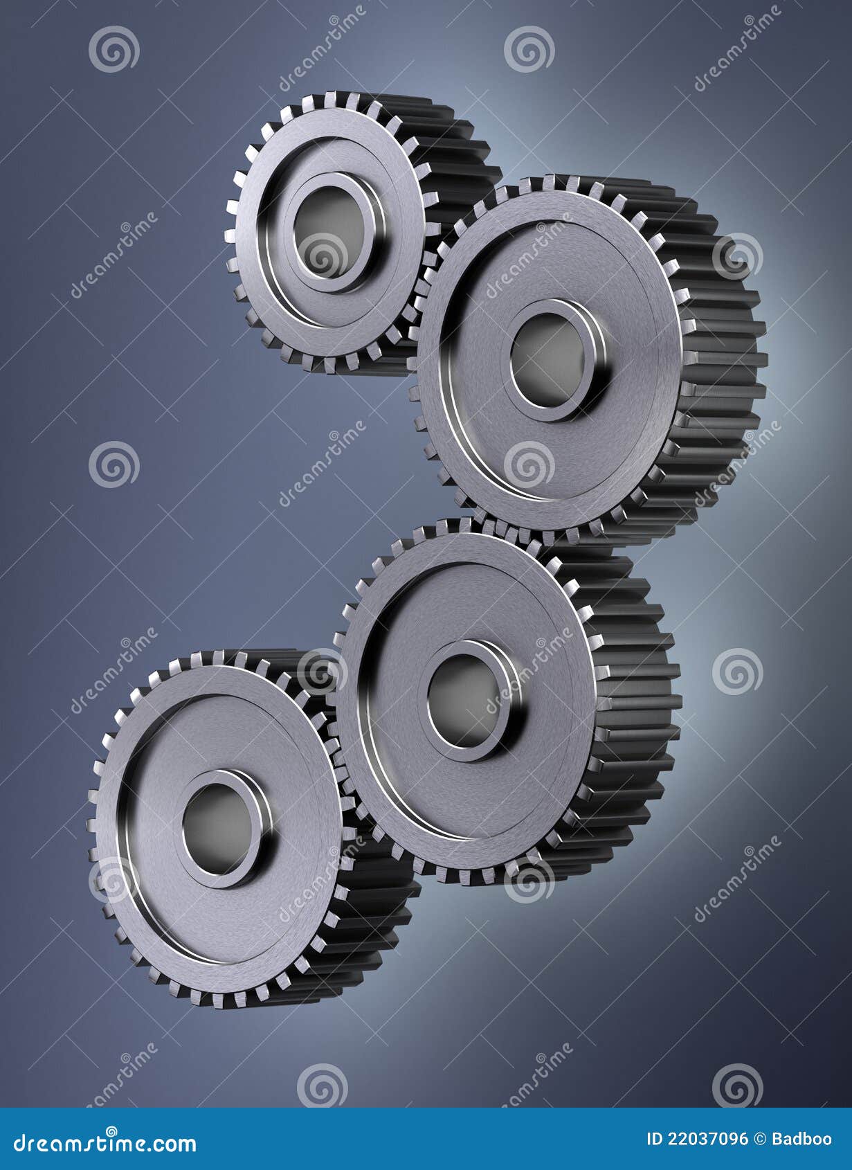 Gear wheels stock illustration. Illustration of interlock - 22037096