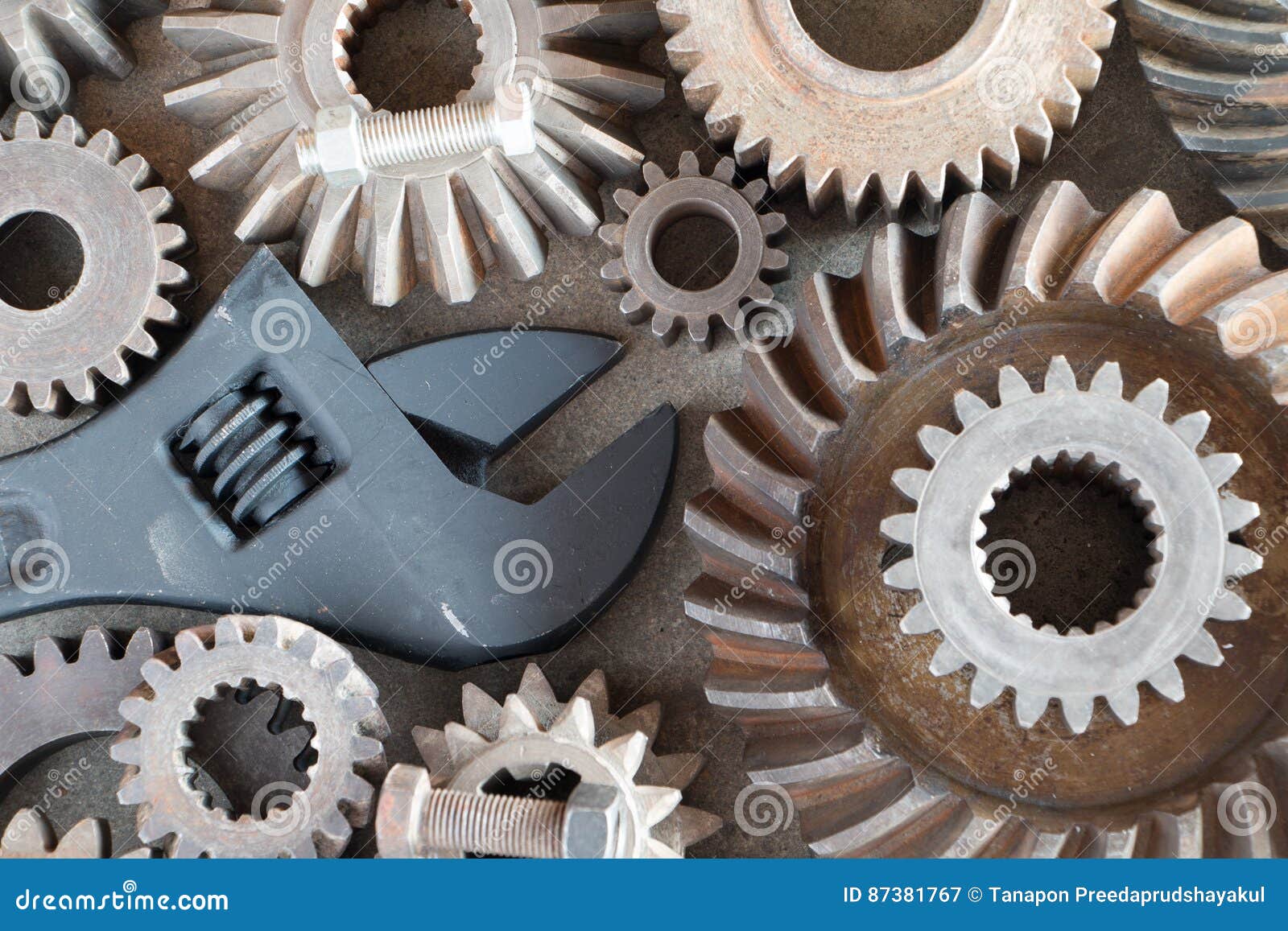 Gear wheels close-up stock image. Image of technology - 87381767