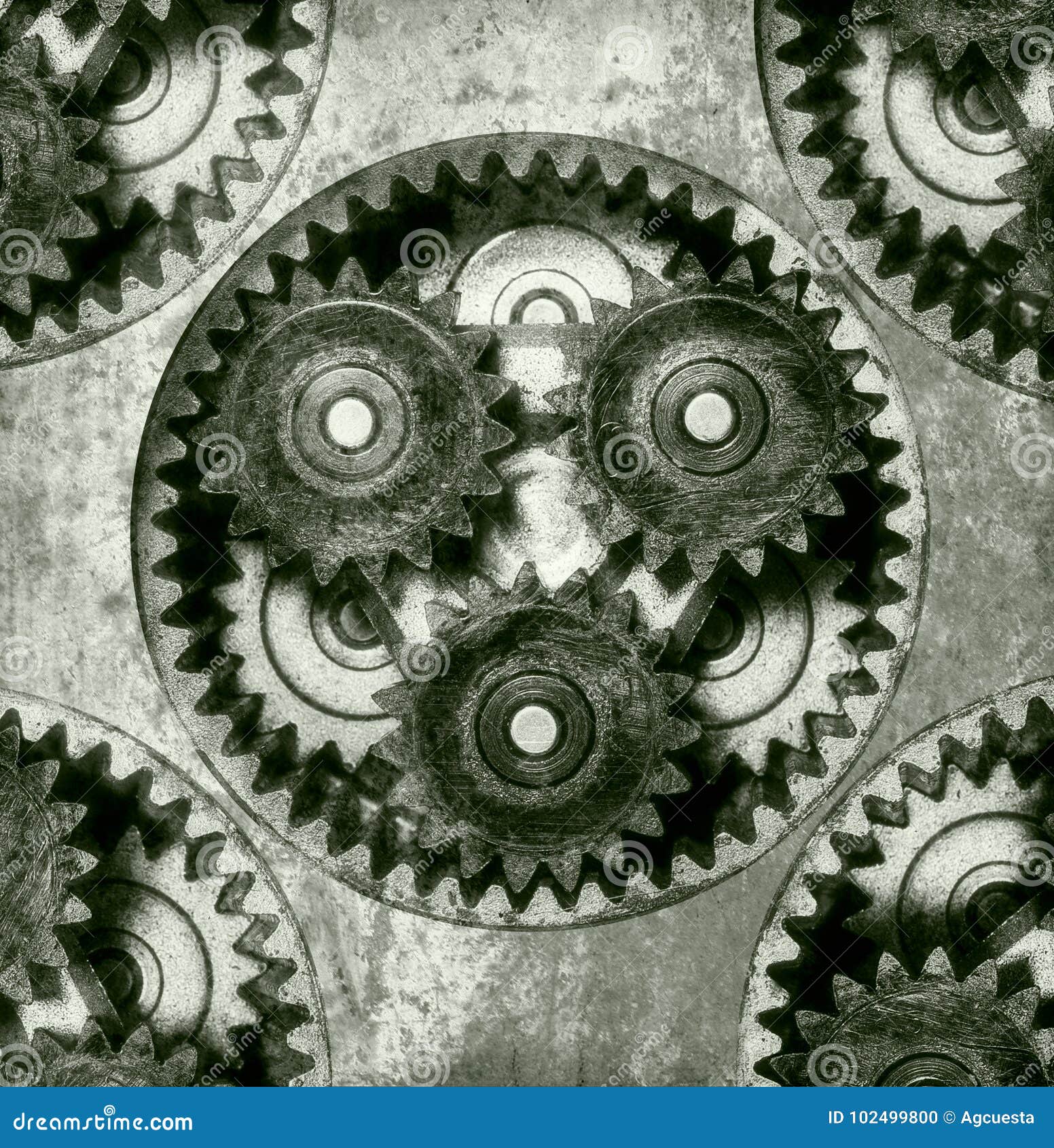 Gear Wheels, Industrial Background Stock Photo - Image of mechanics ...