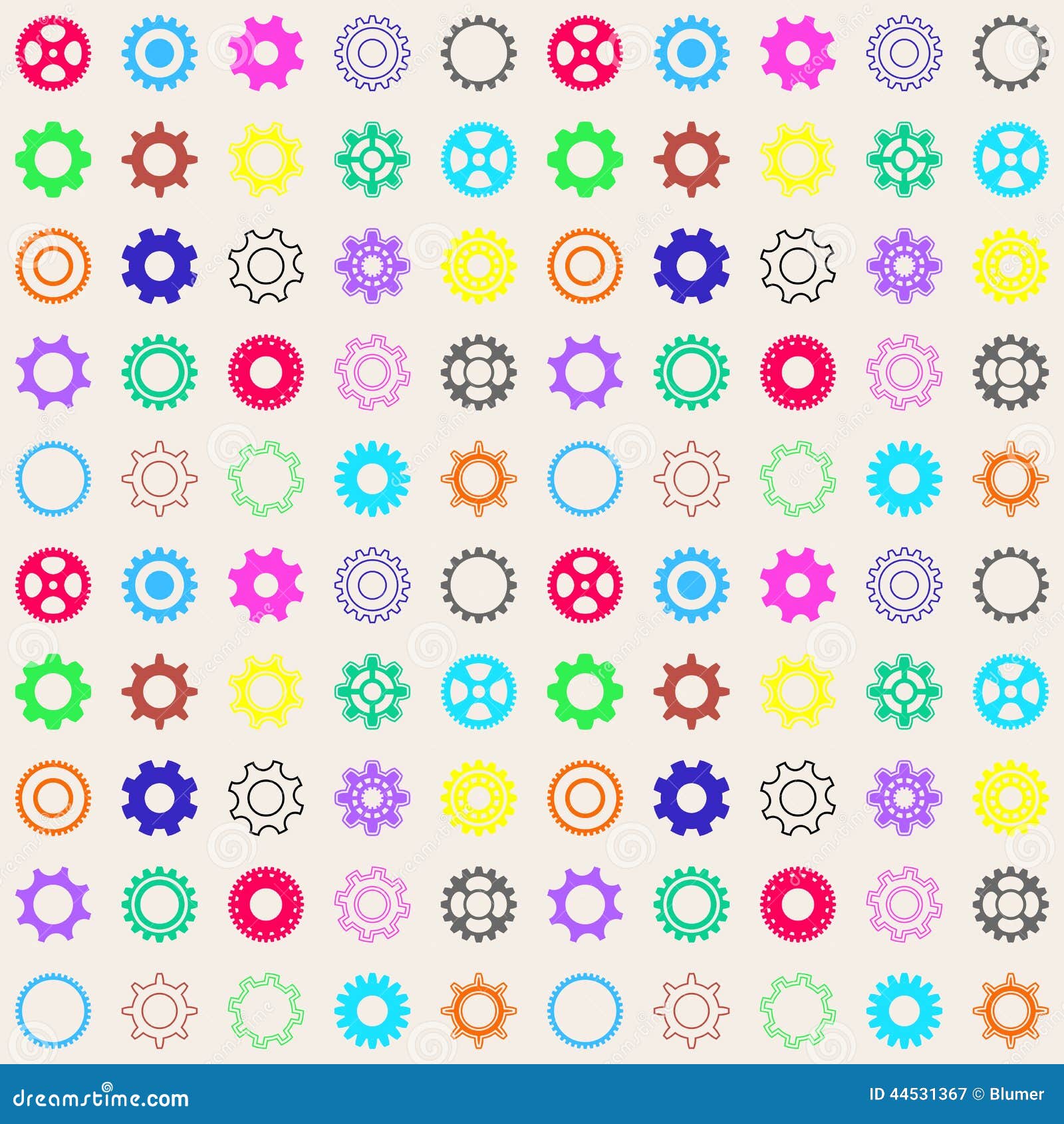Gear wheels stock vector. Illustration of black, gear - 44531367