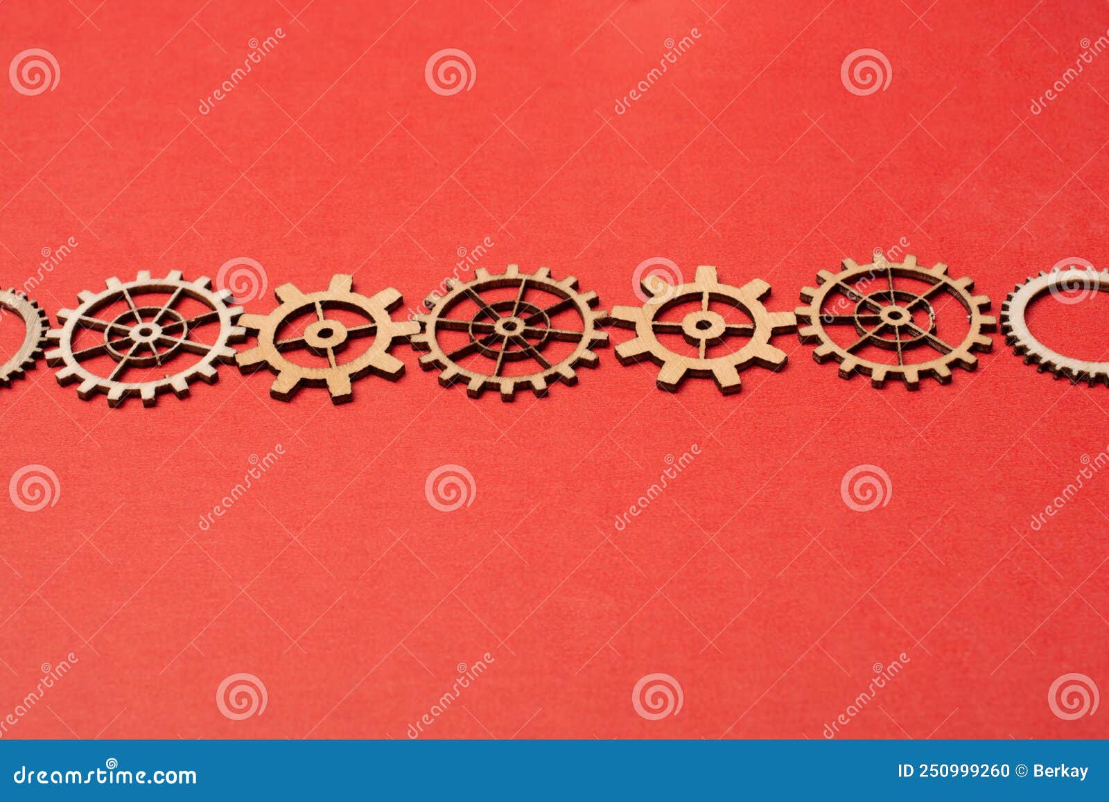 Gear Wheels on White Background As Concept of Engineering Stock Photo ...