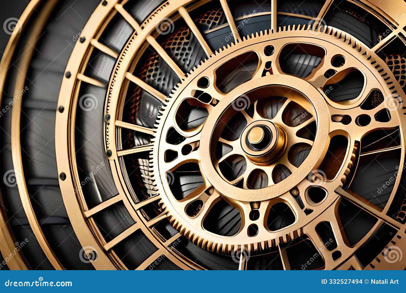 Gear, Which is a Rotating Circular Machine Part Stock Illustration ...