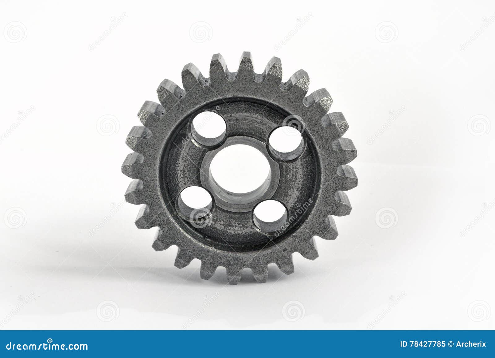 Gear on white stock image. Image of manufacturing, white - 78427785