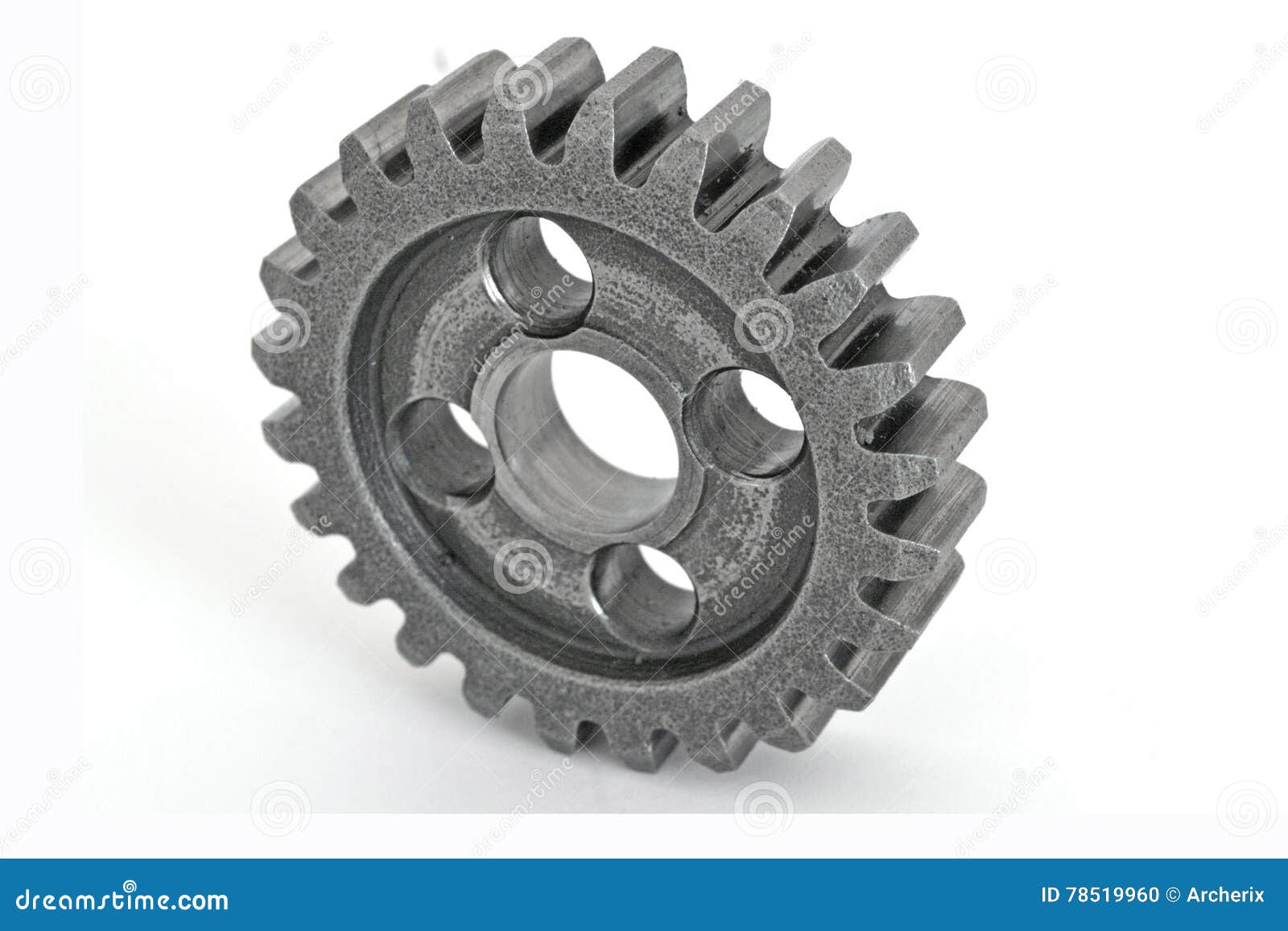 Gear on white stock photo. Image of technology, single - 78519960