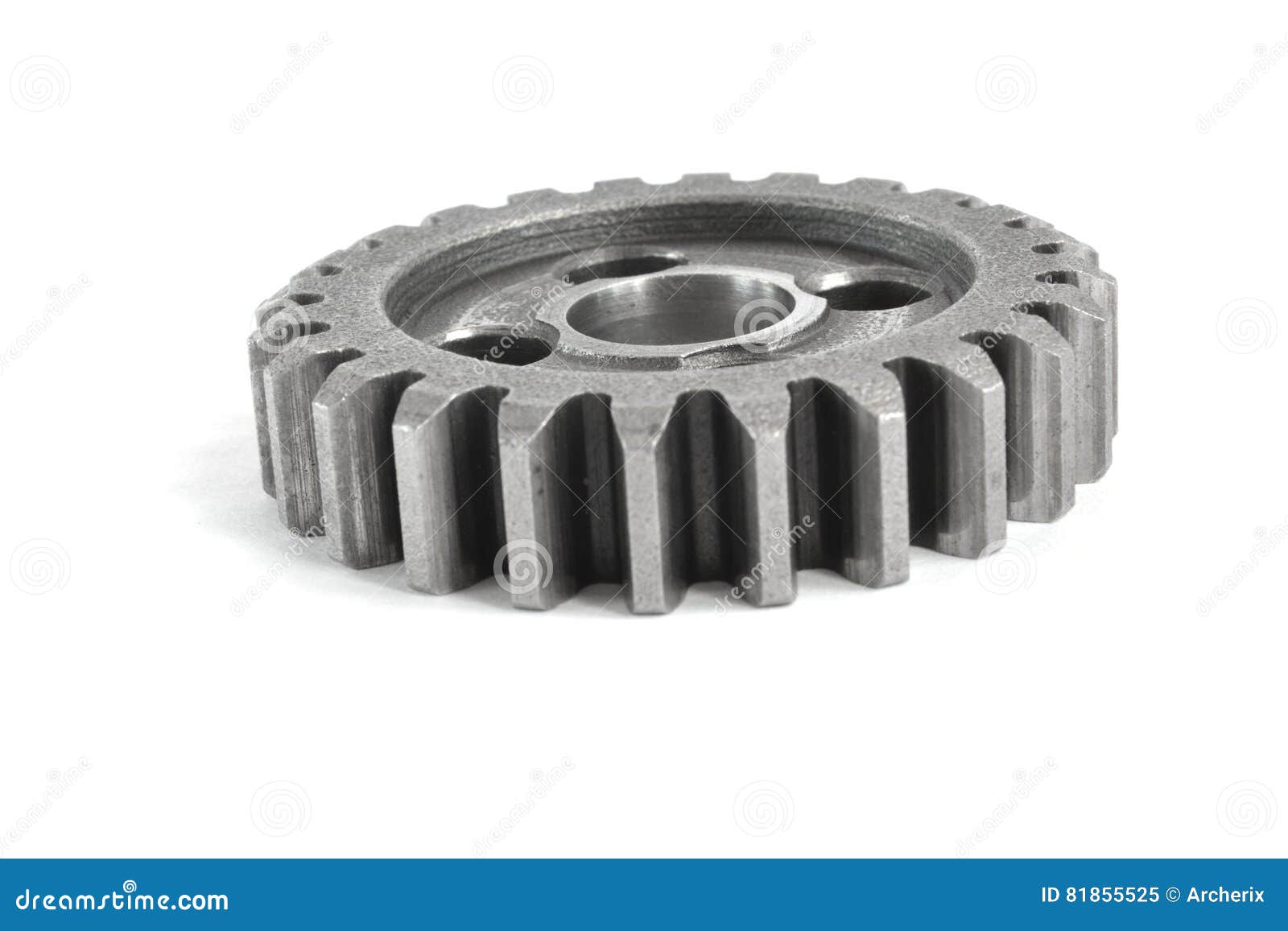 Gear on white stock image. Image of teeth, white, metal - 81855525