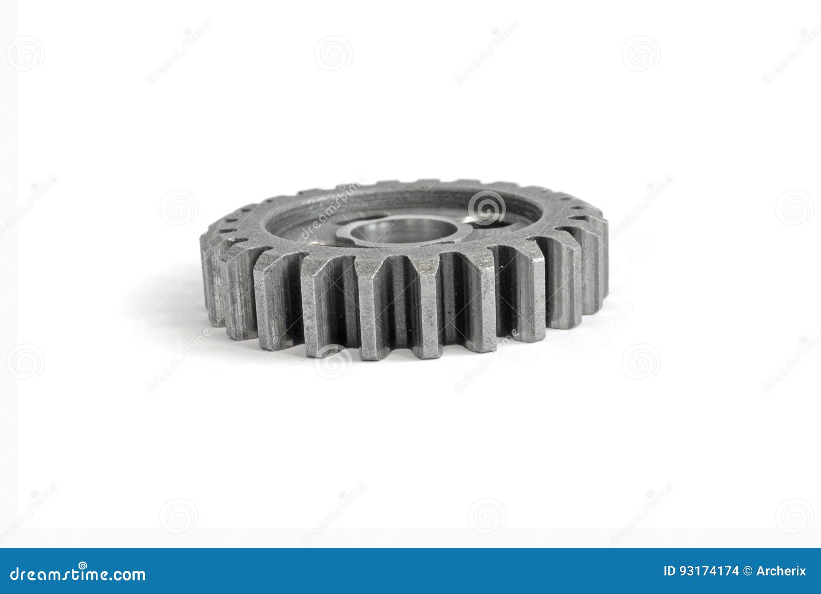 Gear on white stock photo. Image of single, white, abstract - 93174174