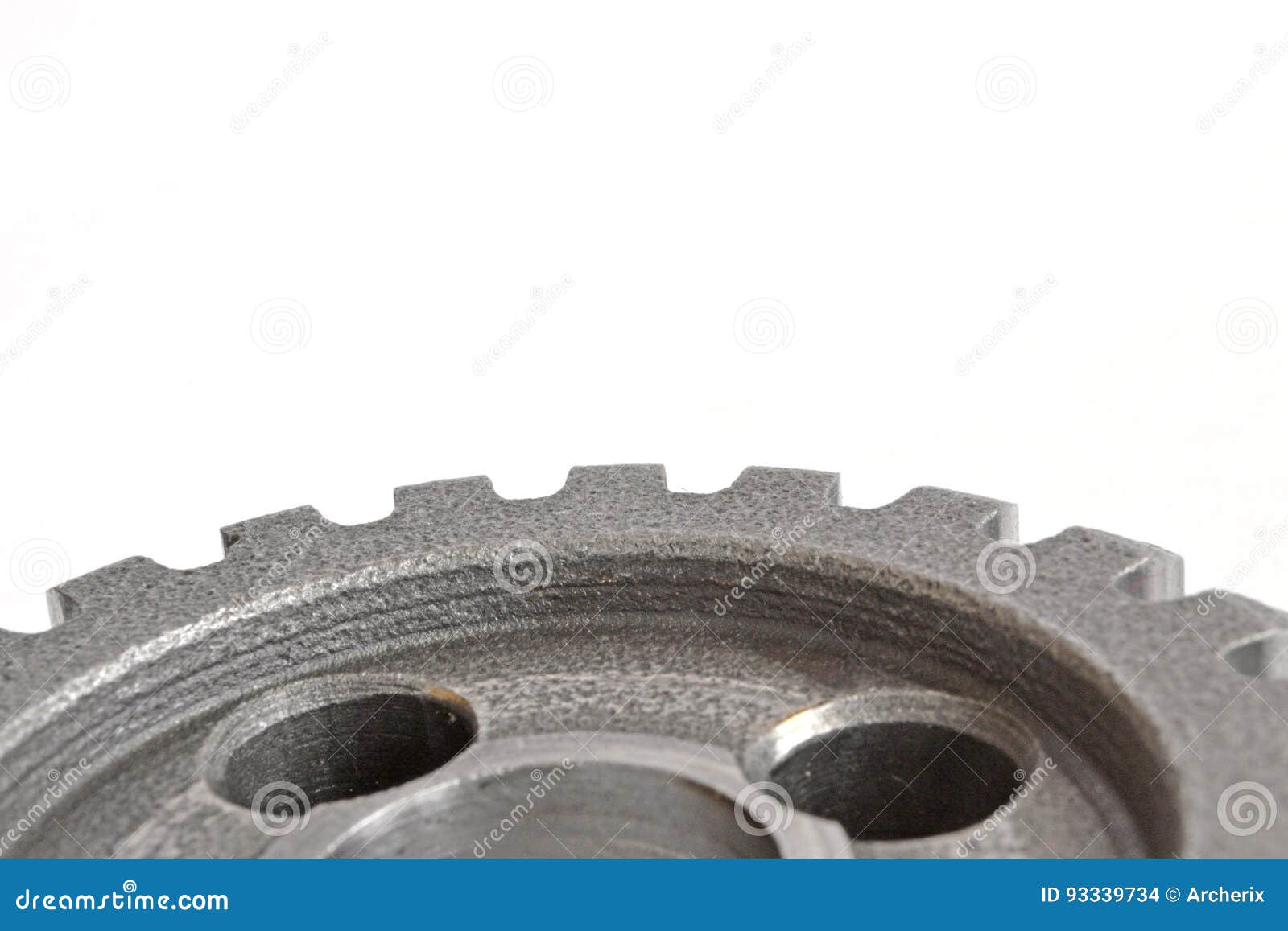 Gear on white stock photo. Image of industry, background - 93339734