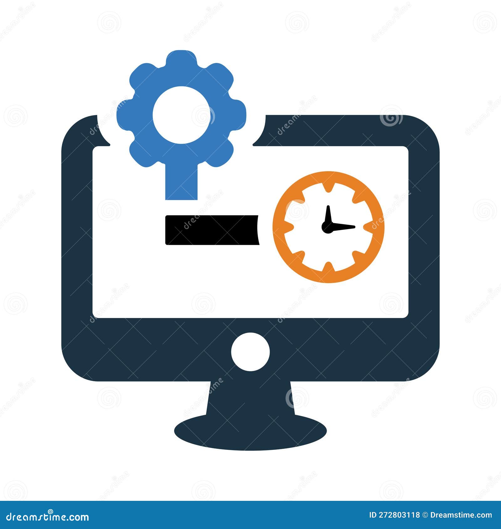 Gear, Work Tools, Meter, Maintenance Meter Icon Stock Vector ...