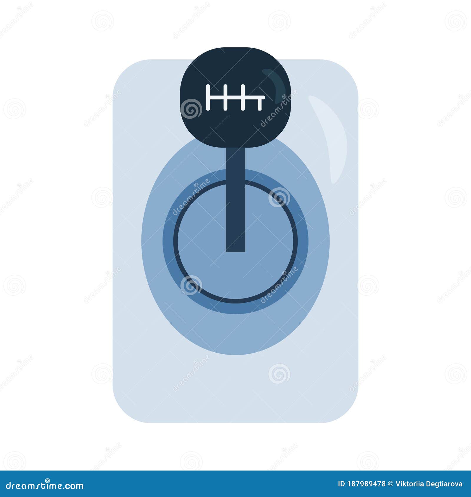 Gearbox Flat Icon. Speed Shifter Blue Icons In Trendy Flat Style ...