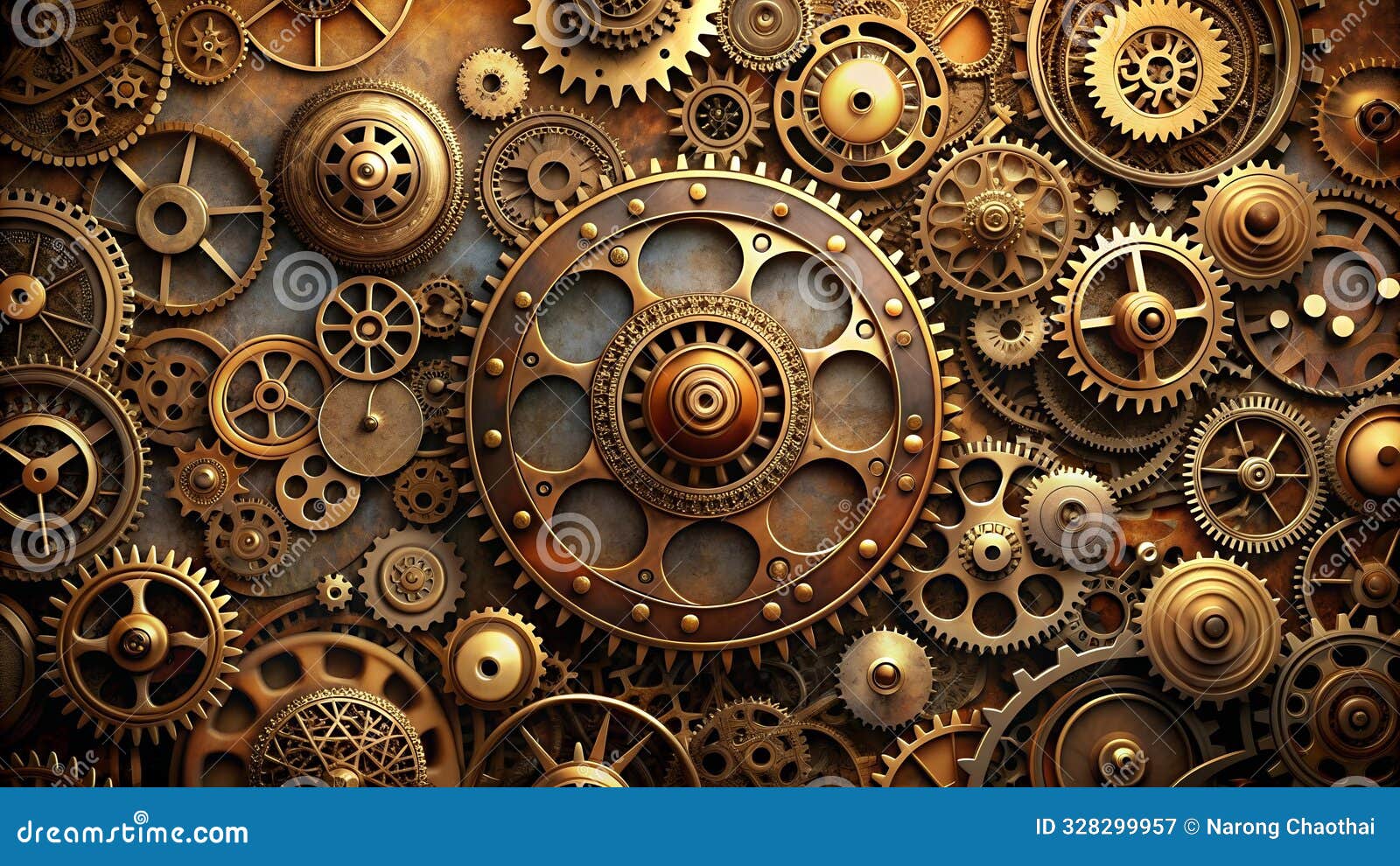 Geared Gears: a Steampunk Number System with Intricate Cogs and Wheels ...