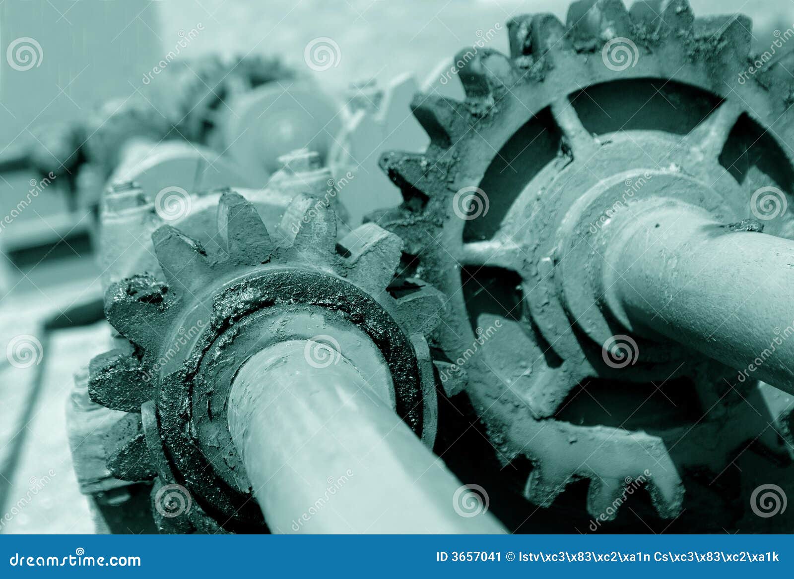 Gearing stock image. Image of combine, isolated, interlink - 3657041