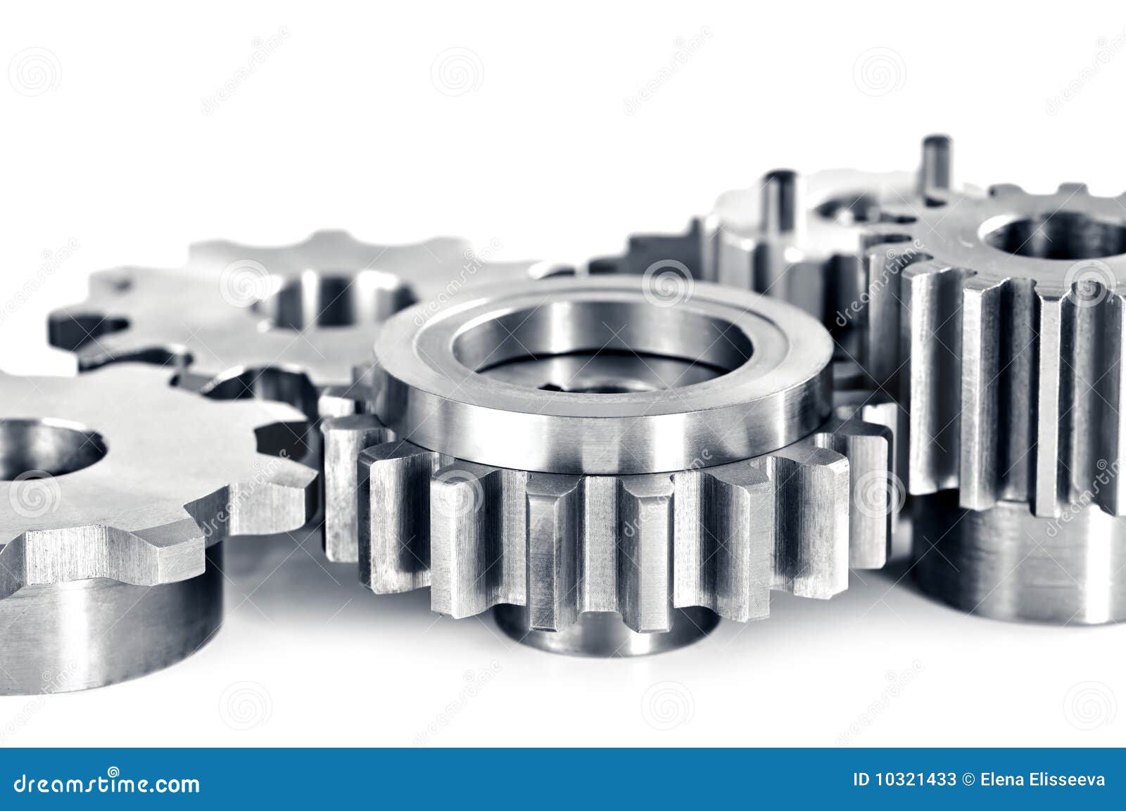 Gears stock image. Image of mechanical, interaction, clockworks - 10321433