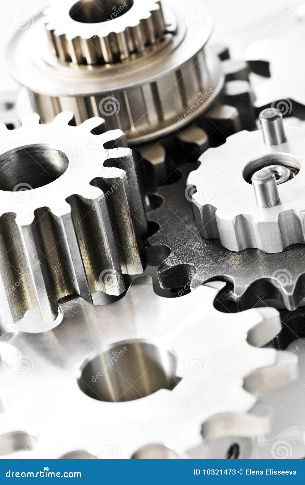 Gears stock image. Image of gears, mechanics, interleaved - 10321473