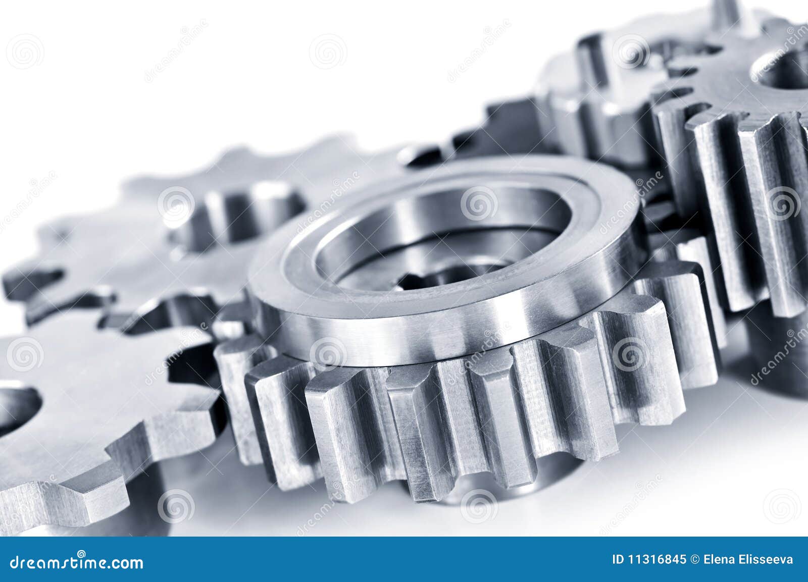 Gears stock image. Image of business, machined, interlock - 11316845