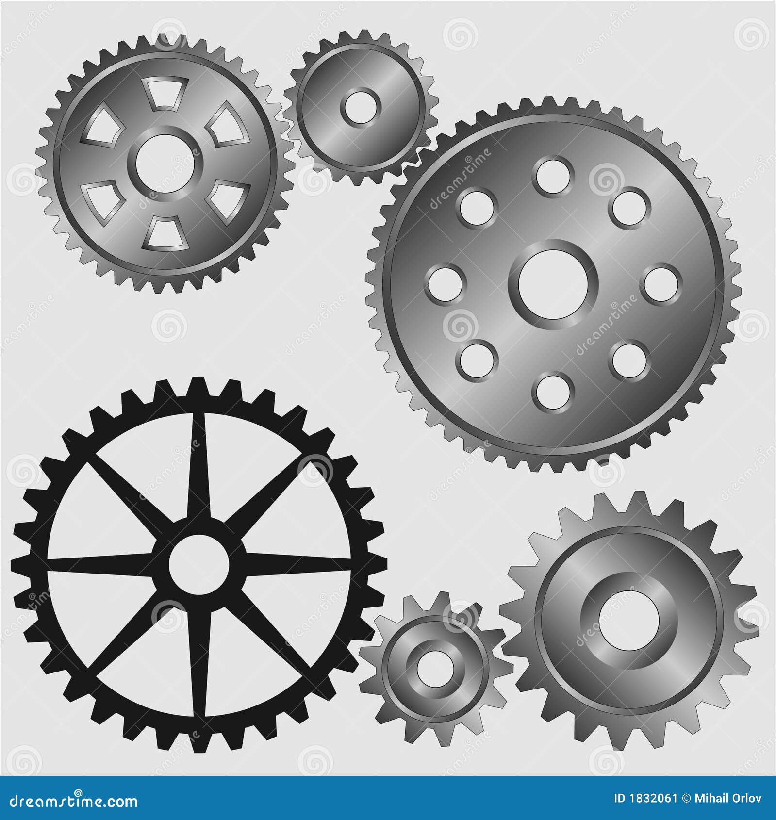 Gears. Cartoon Vector | CartoonDealer.com #1832061