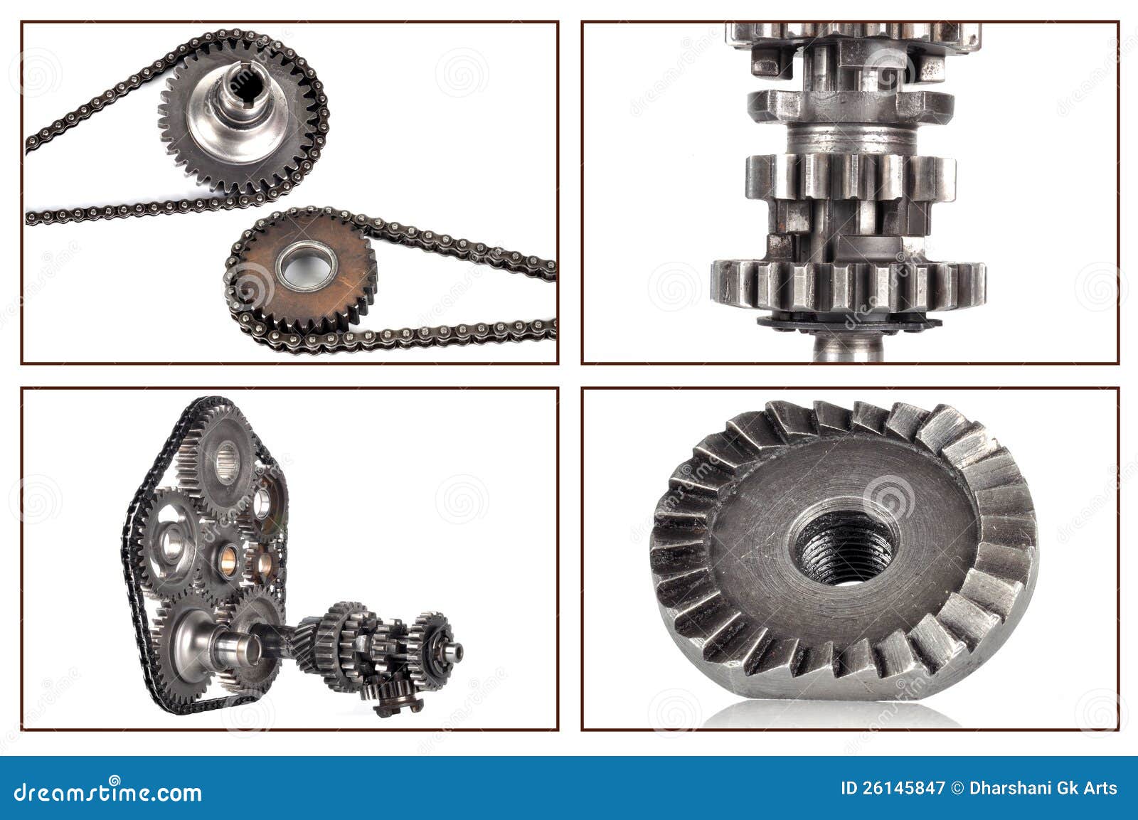 Gears stock image. Image of machine, link, industry, close - 26145847