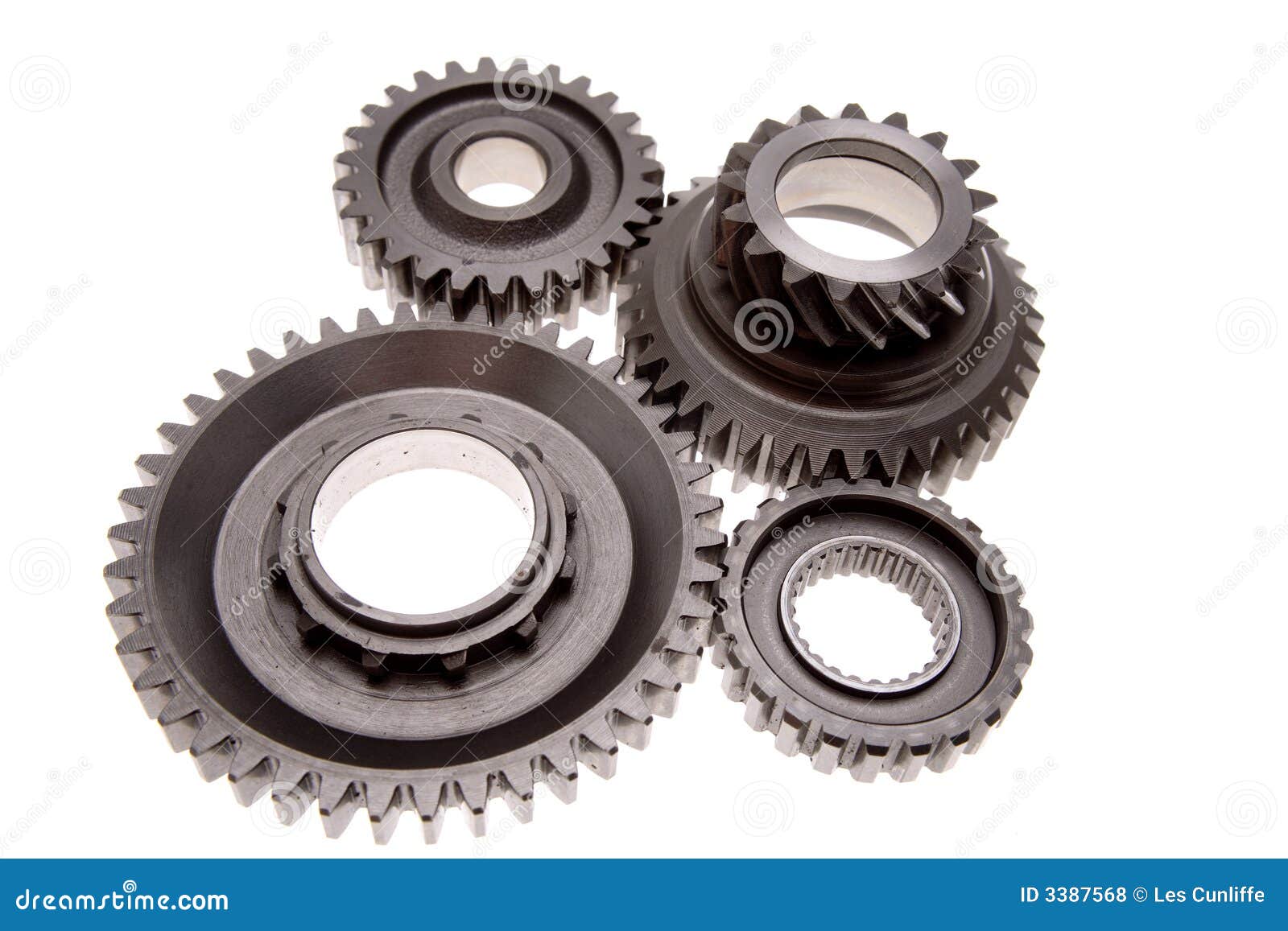 Gears stock photo. Image of gears, four, mesh, meshing - 3387568