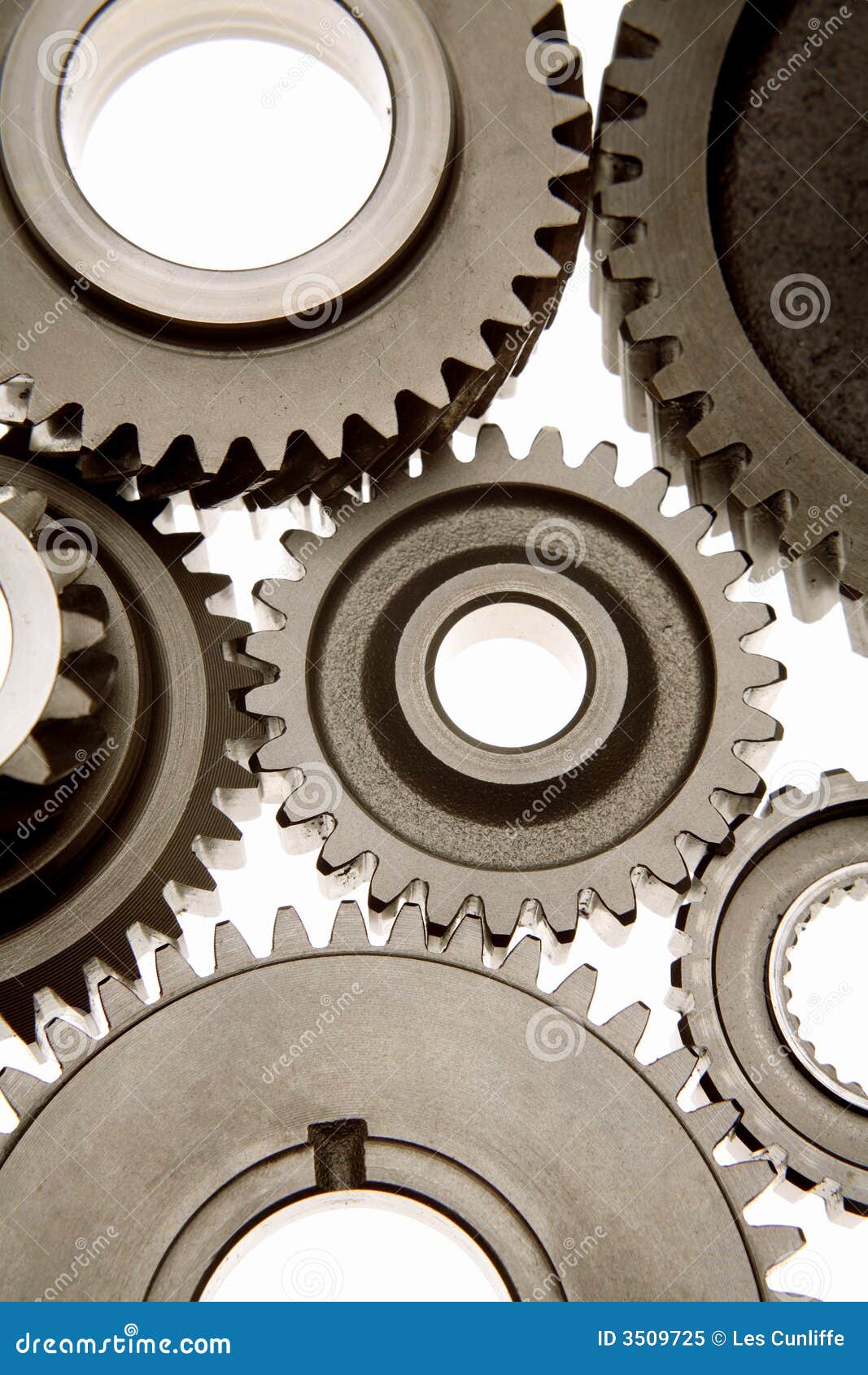 Gears stock image. Image of industrial, machine, combine - 3509725