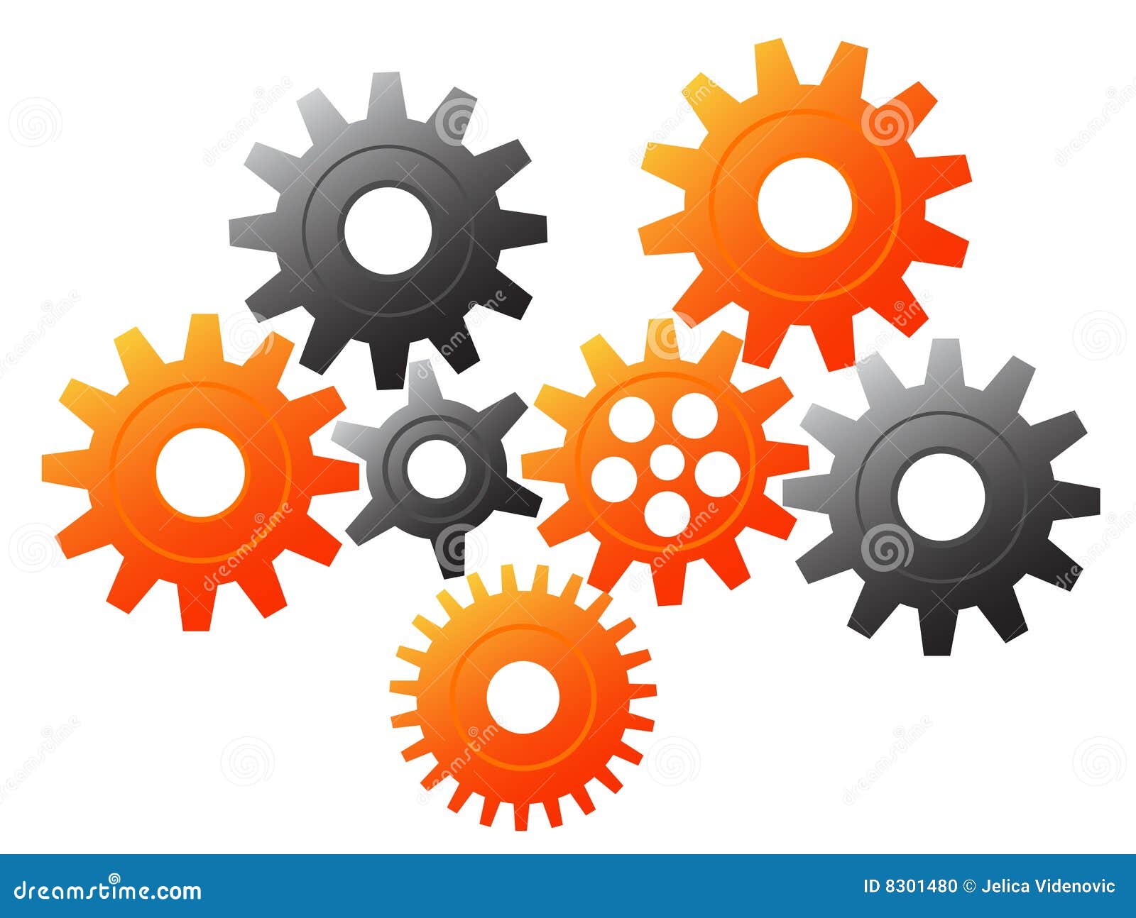 Gears Vector Illustration | CartoonDealer.com #8301480