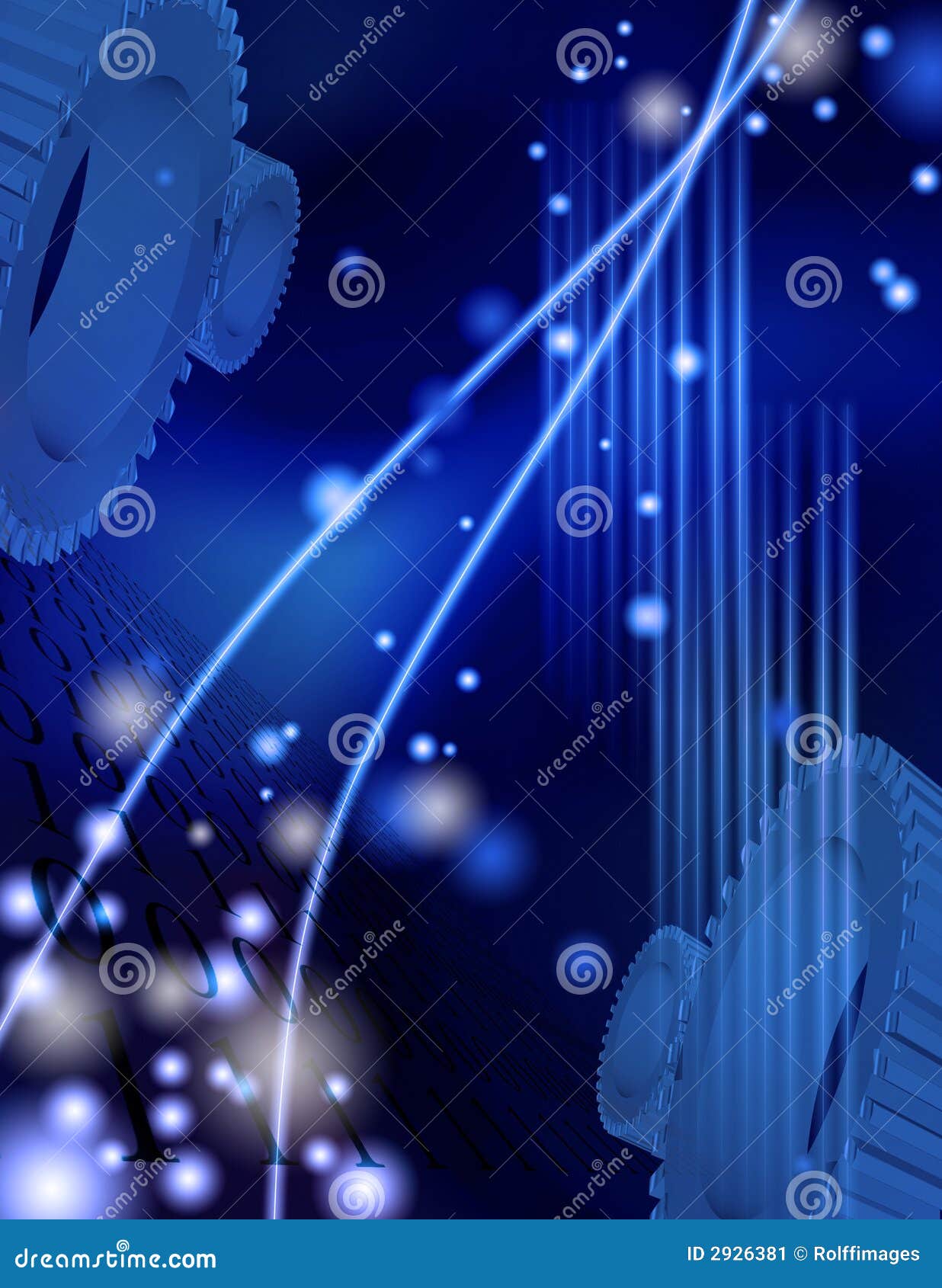 Gears abstract stock image. Image of industrial, still - 2926381