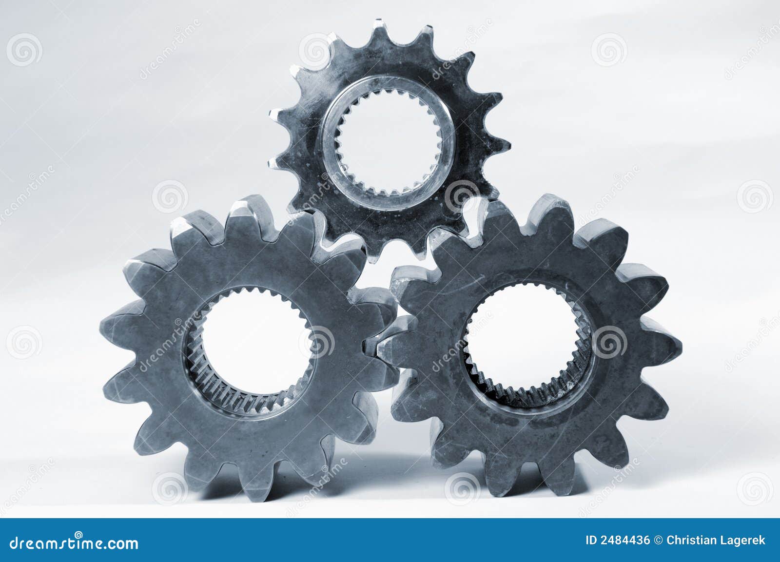 Gears Against White Background Stock Photo - Image of metal, design ...