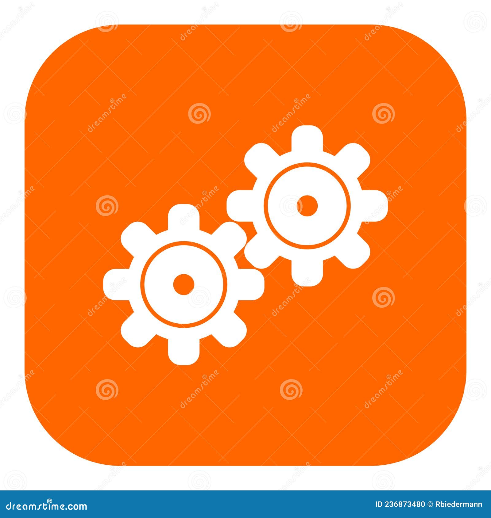 Gears and app icon stock vector. Illustration of vector - 236873480