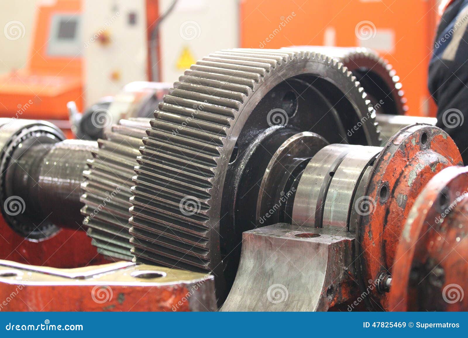 Gears stock image. Image of rolling, reducer, gears, steel - 47825469