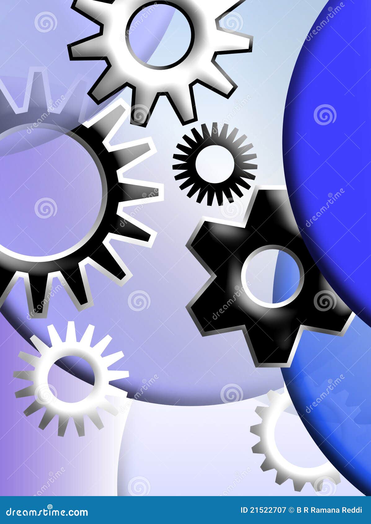 Gears background stock illustration. Illustration of abstract - 21522707