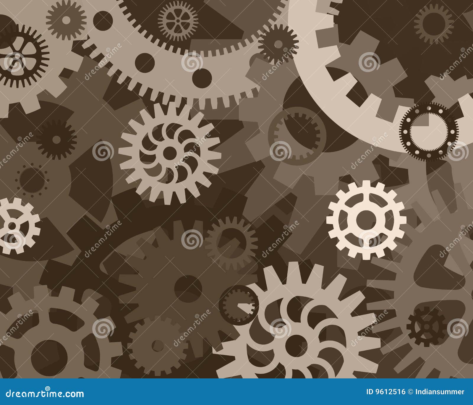 Gears background stock illustration. Illustration of gear - 9612516