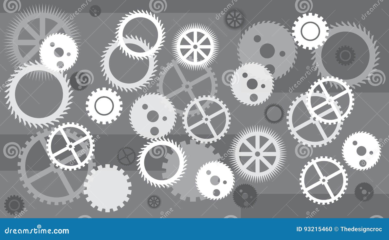 Gears Background. Concept of Motion. Technology. GREY White Stock ...