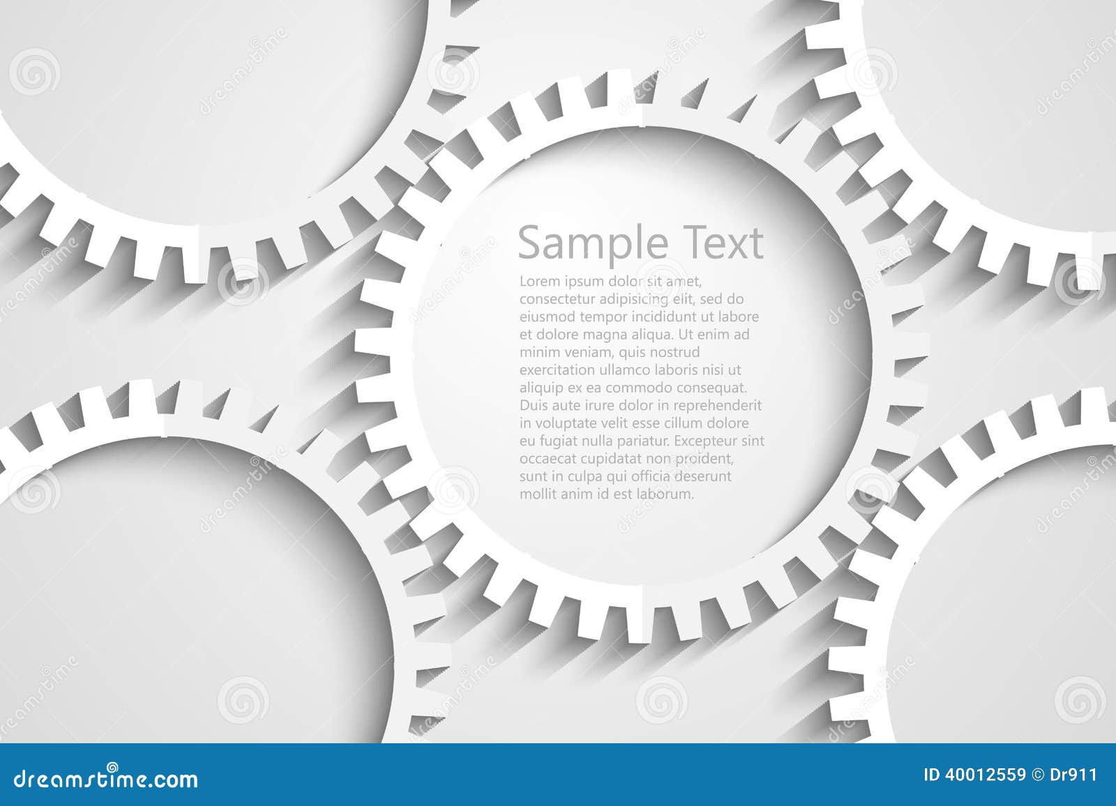 Gears background stock vector. Illustration of business - 40012559