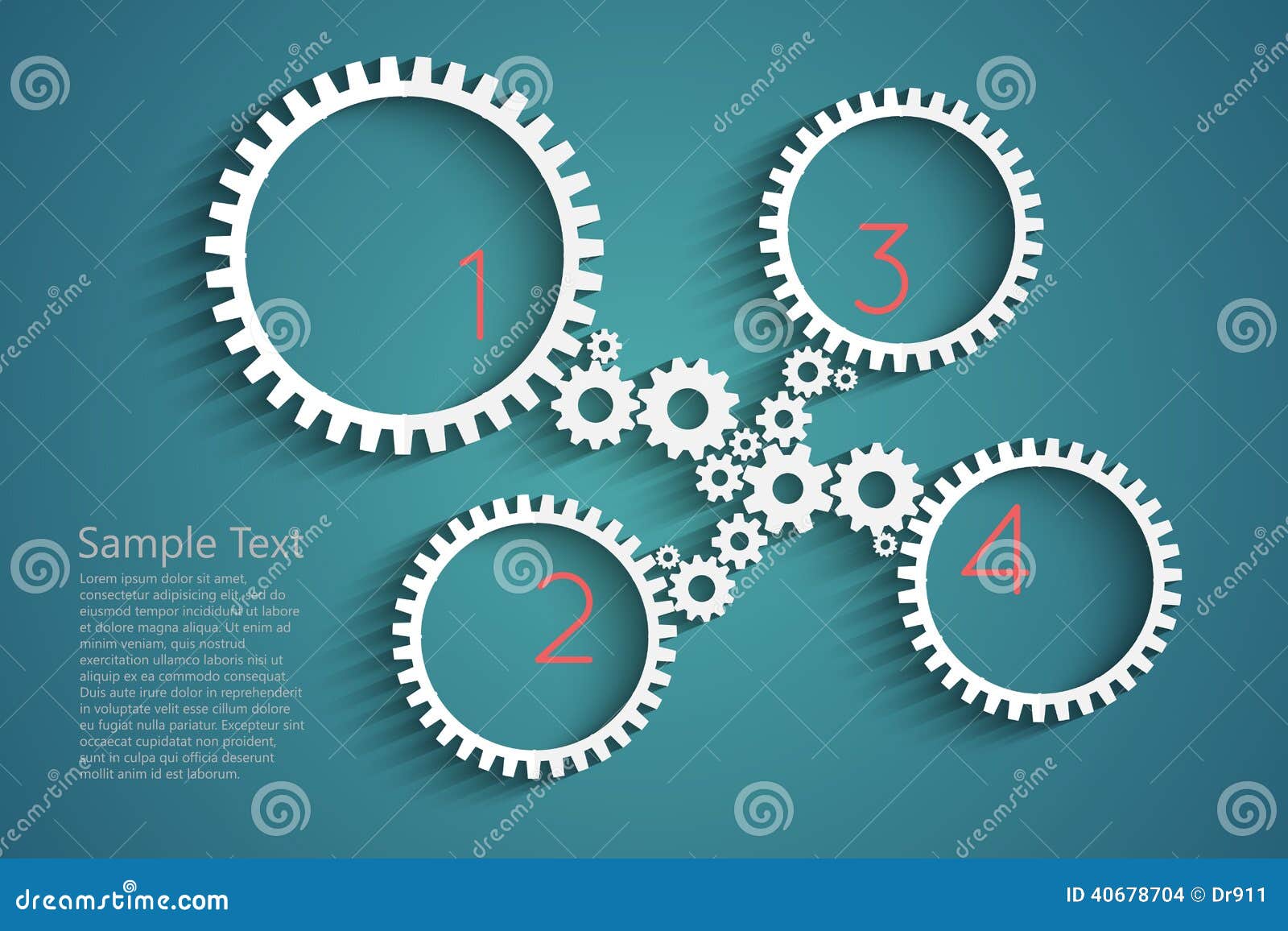 Gears background stock vector. Illustration of gear, pattern - 40678704
