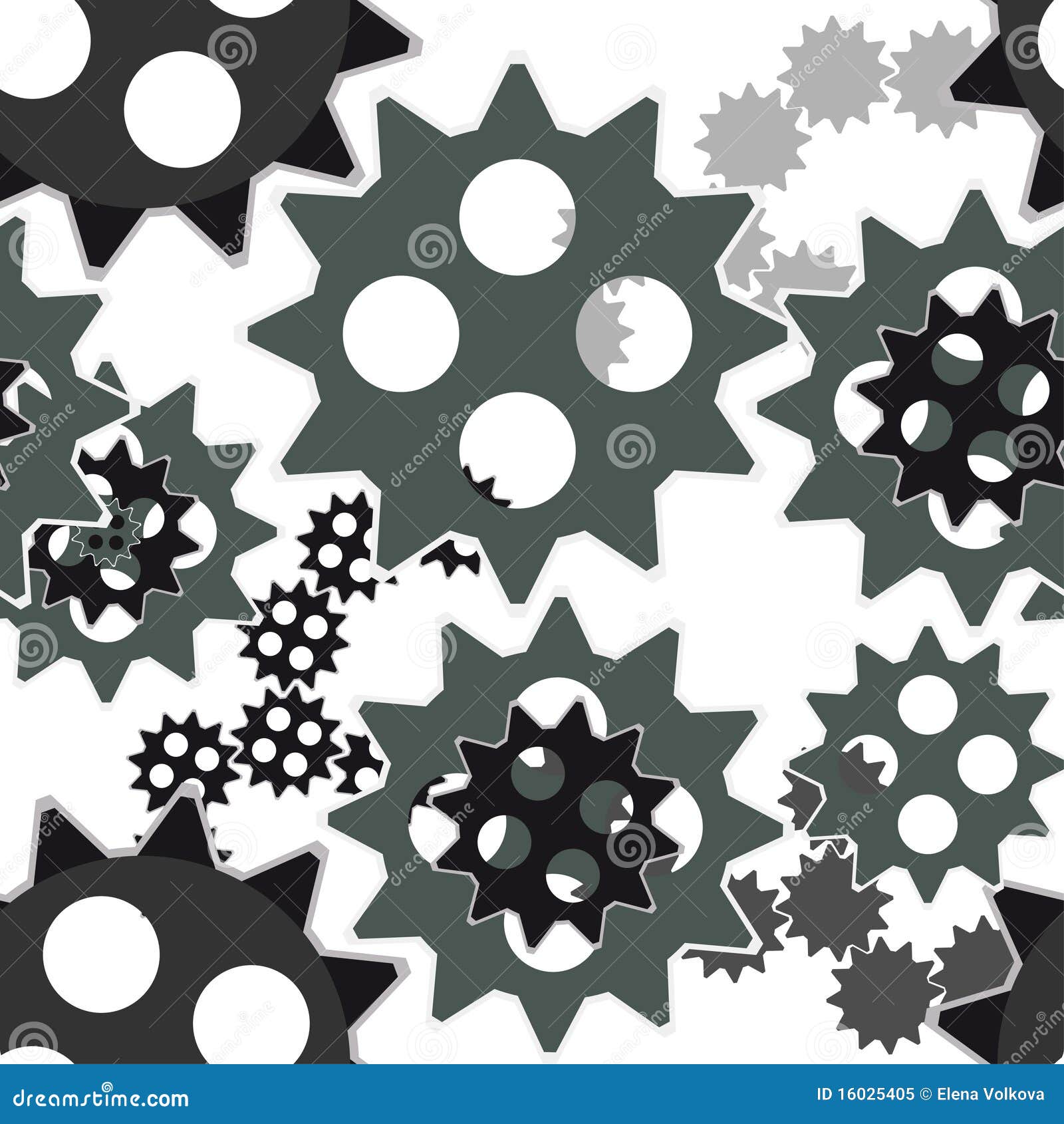 Gears on black background stock vector. Illustration of mechanics ...