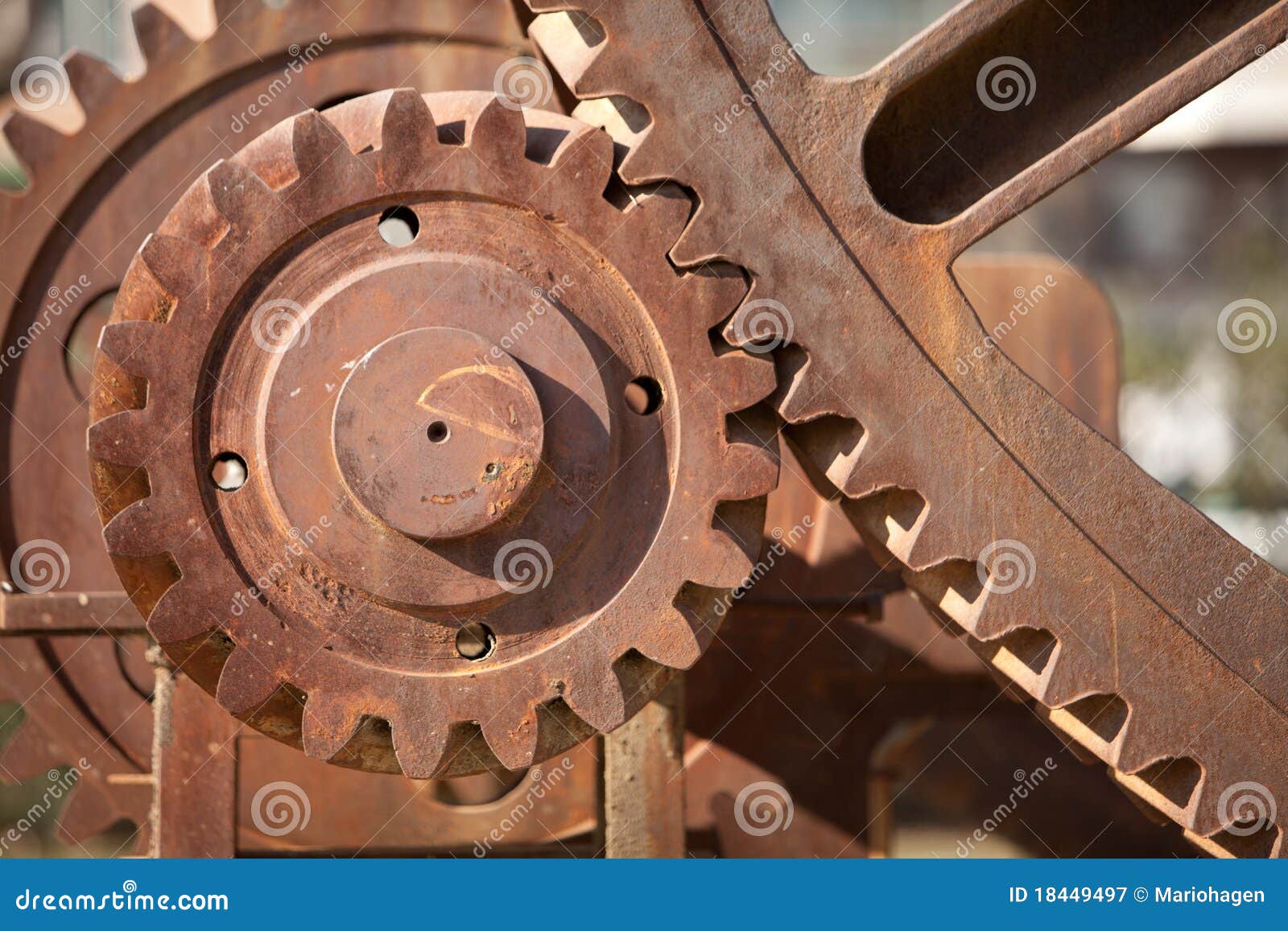 Gears close-up stock image. Image of coarse, power, commercial - 18449497