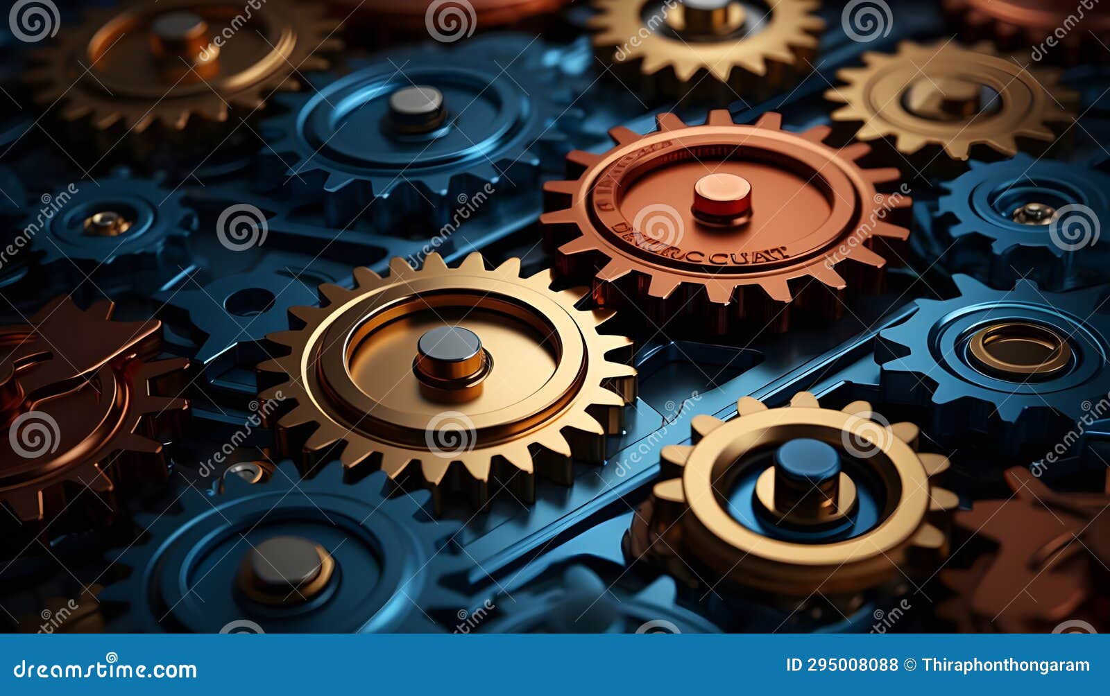 Gears and cogs background stock illustration. Illustration of design ...