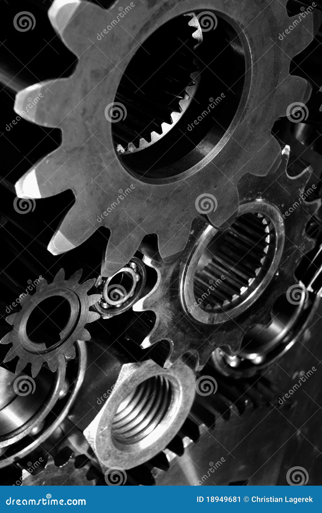 Gears and Cogs, Hi Tech Idea Stock Image - Image of pinion, reflecting ...