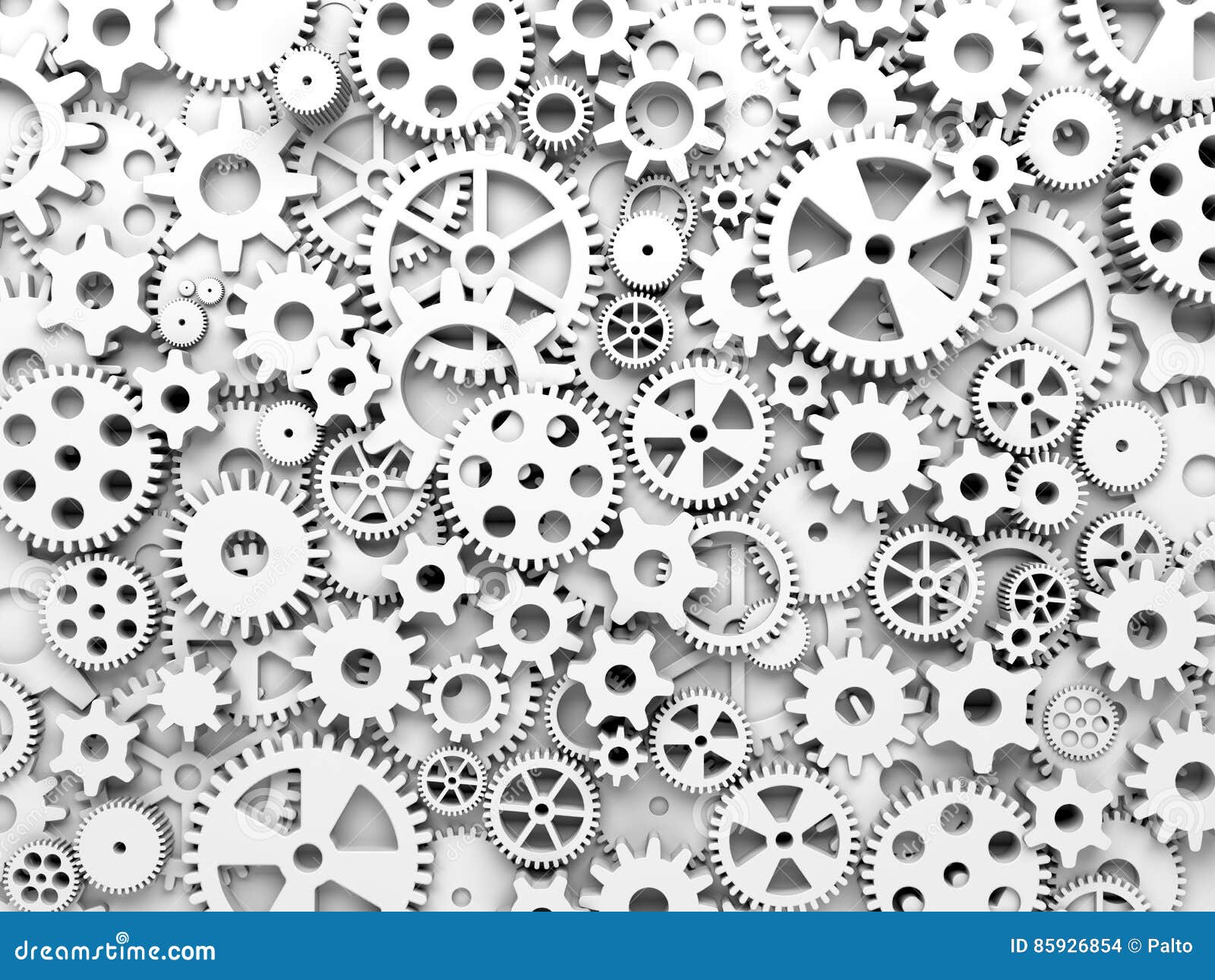 Gears And Cogs Working Together. Reliable Mechanism Royalty-Free Stock ...