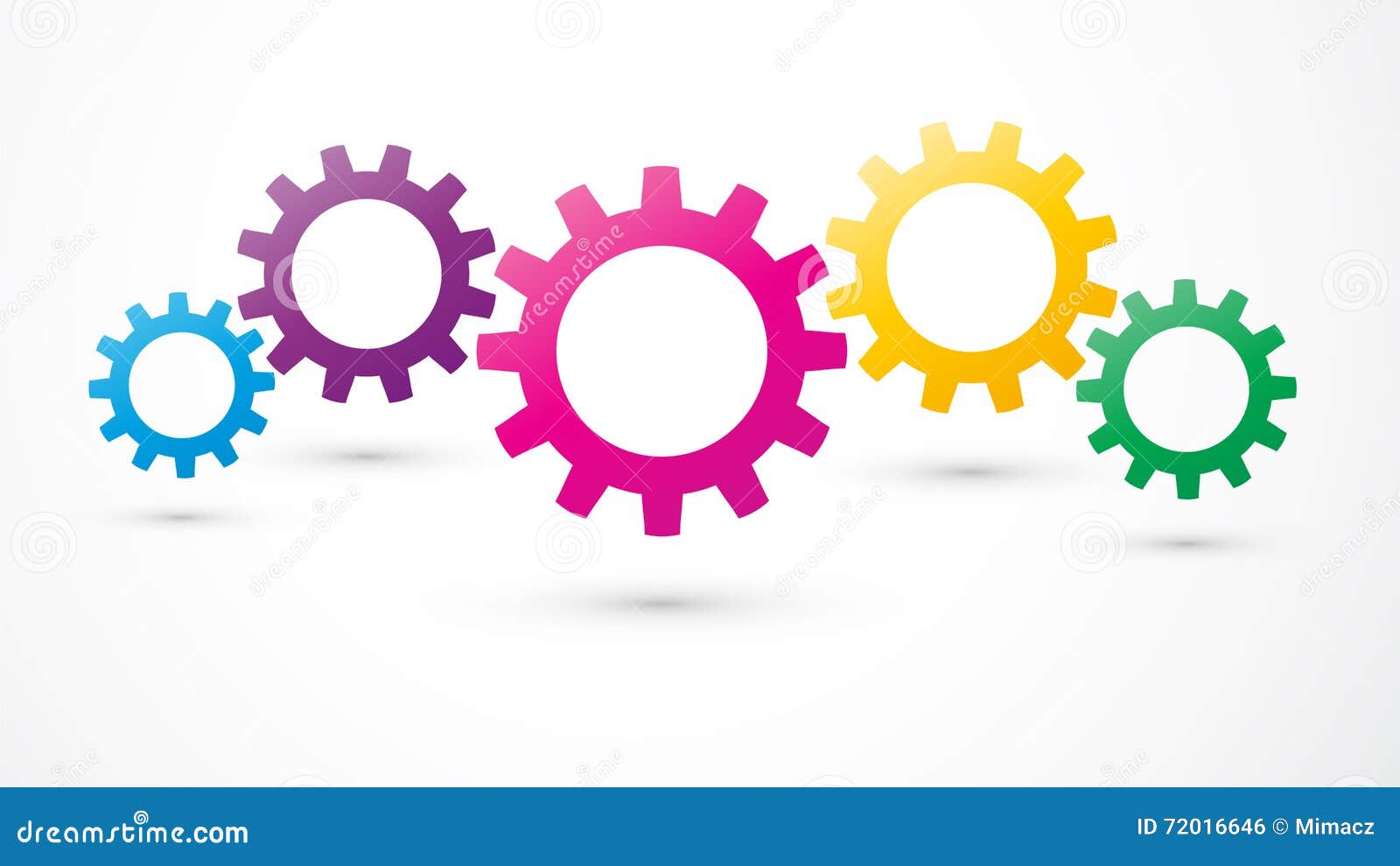 Gears color icon stock vector. Illustration of shape - 72016646