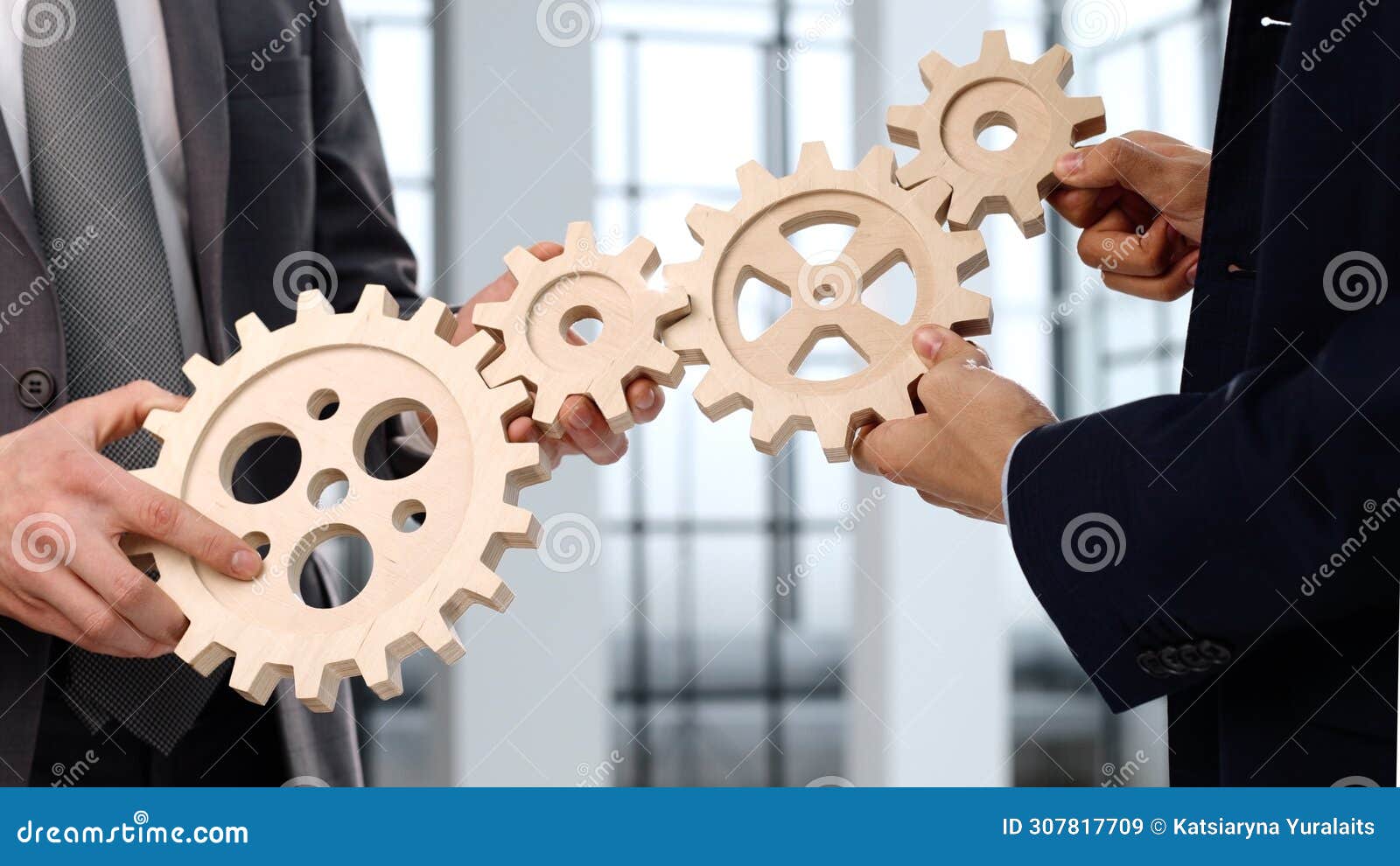 A Gears, a Cooperation and Teamwork, Complex Mechanism Stock Image ...