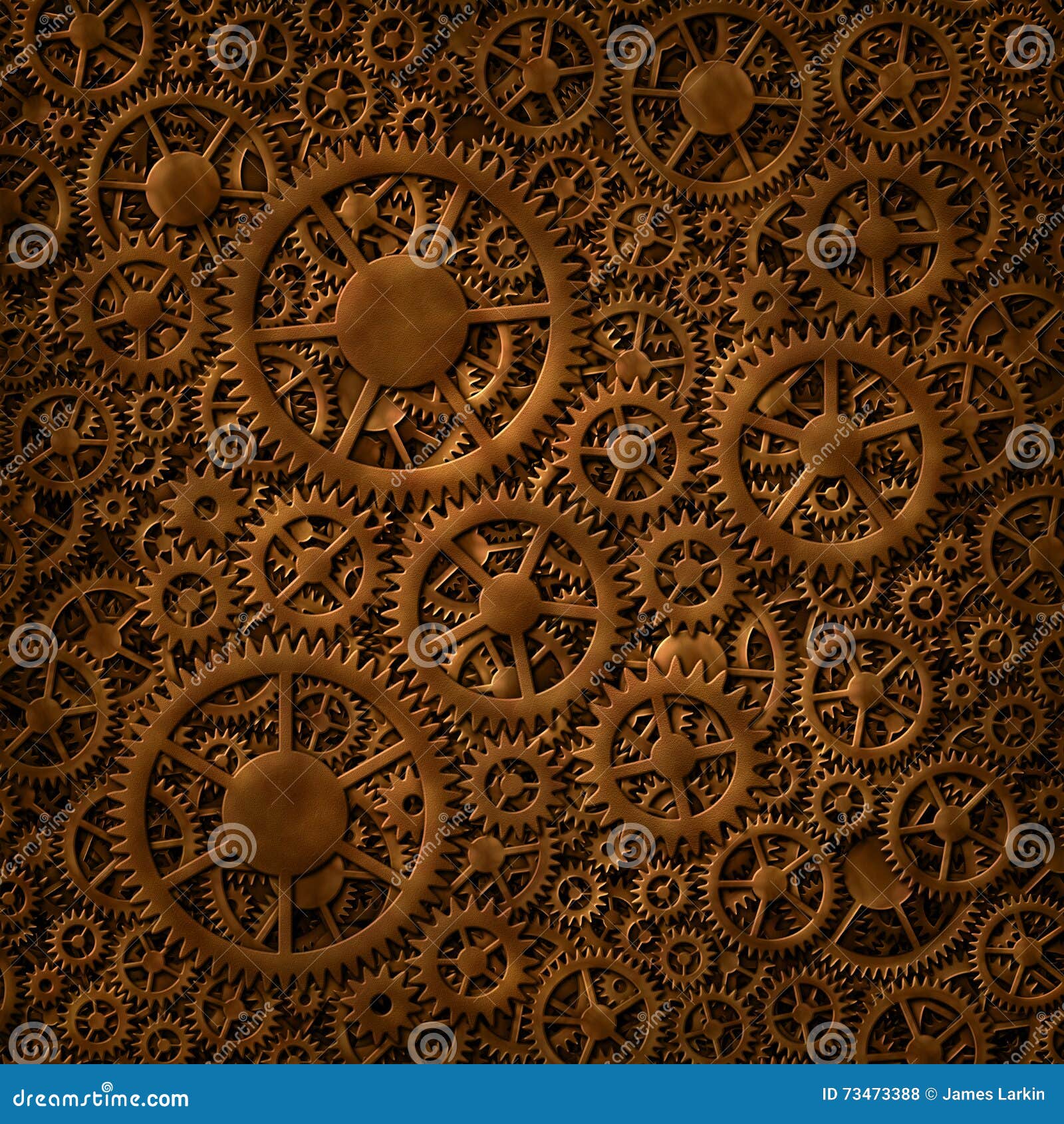 Gears Copper Background Pattern Stock Photo - Image of motion, teamwork ...