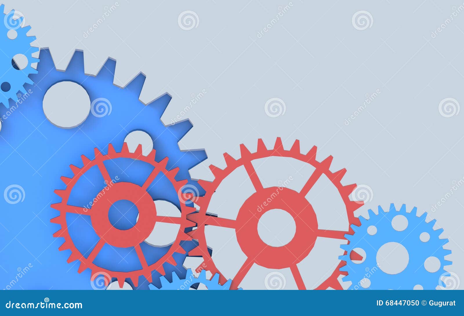 Gears Creativity Inspiration Concept Background Stock Illustration ...