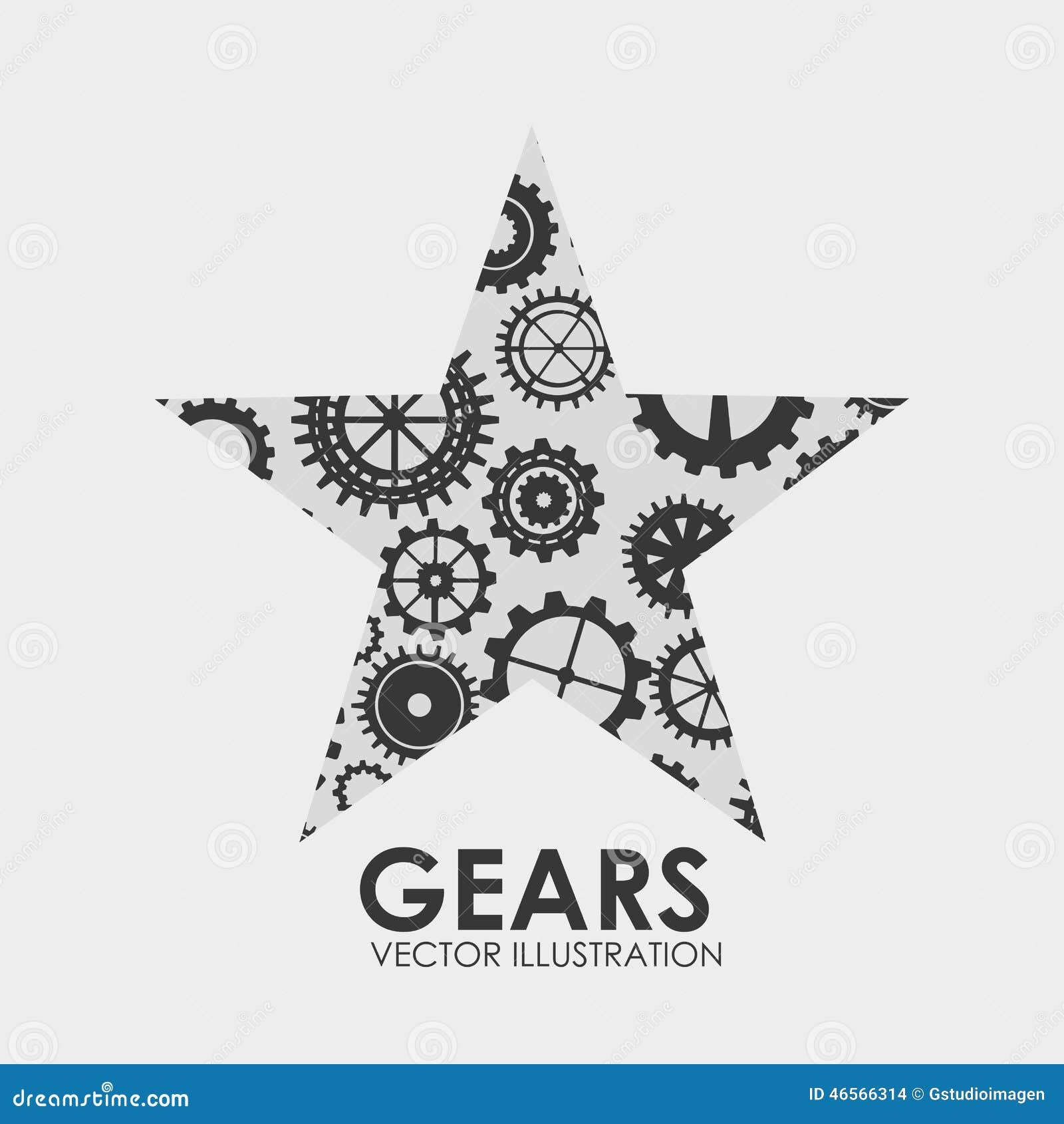 Gears design stock vector. Illustration of sign, wheel - 46566314