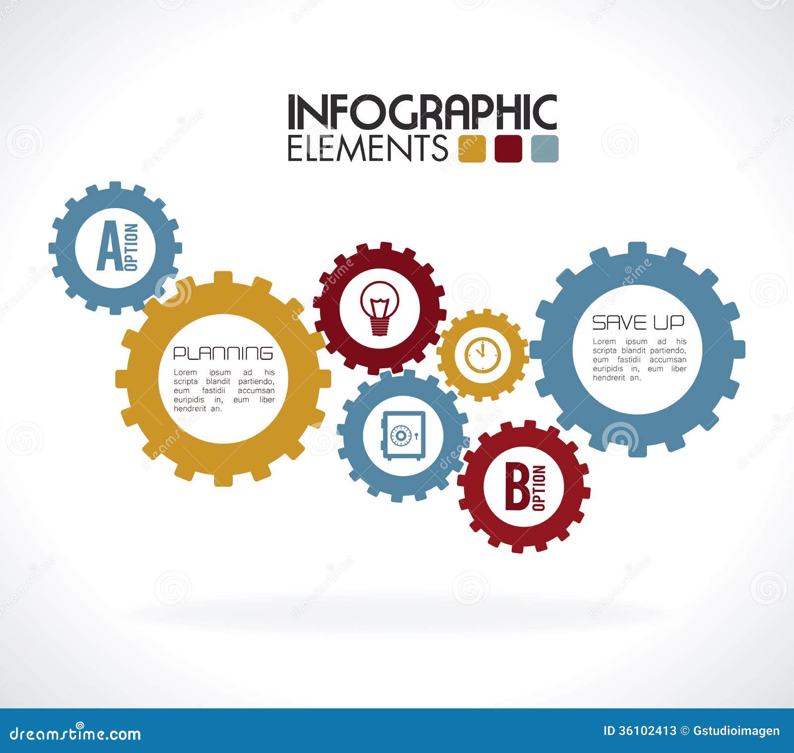 Gears design stock illustration. Illustration of mechanics - 36102413
