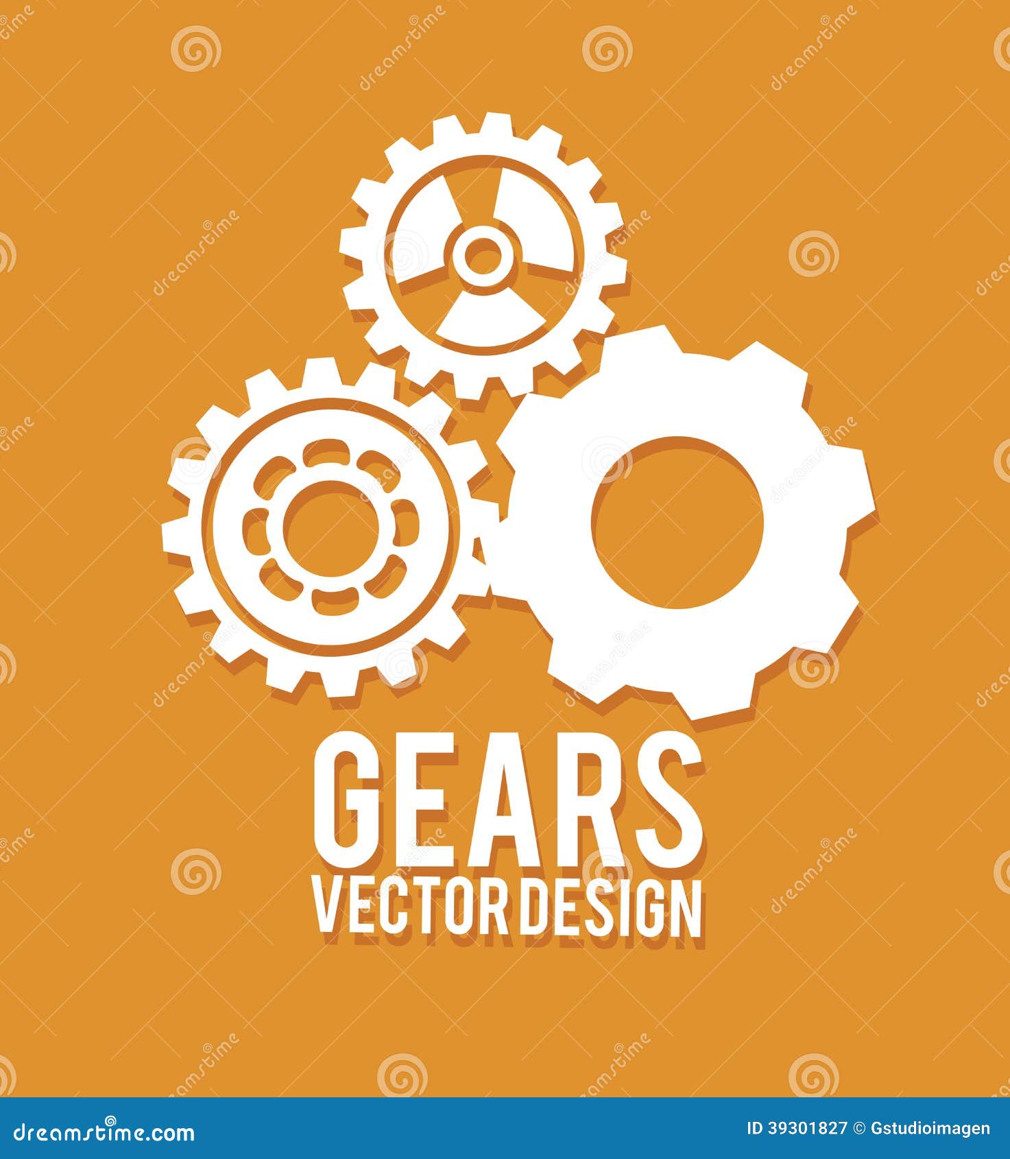 Gears design stock vector. Illustration of motion, industrial - 39301827