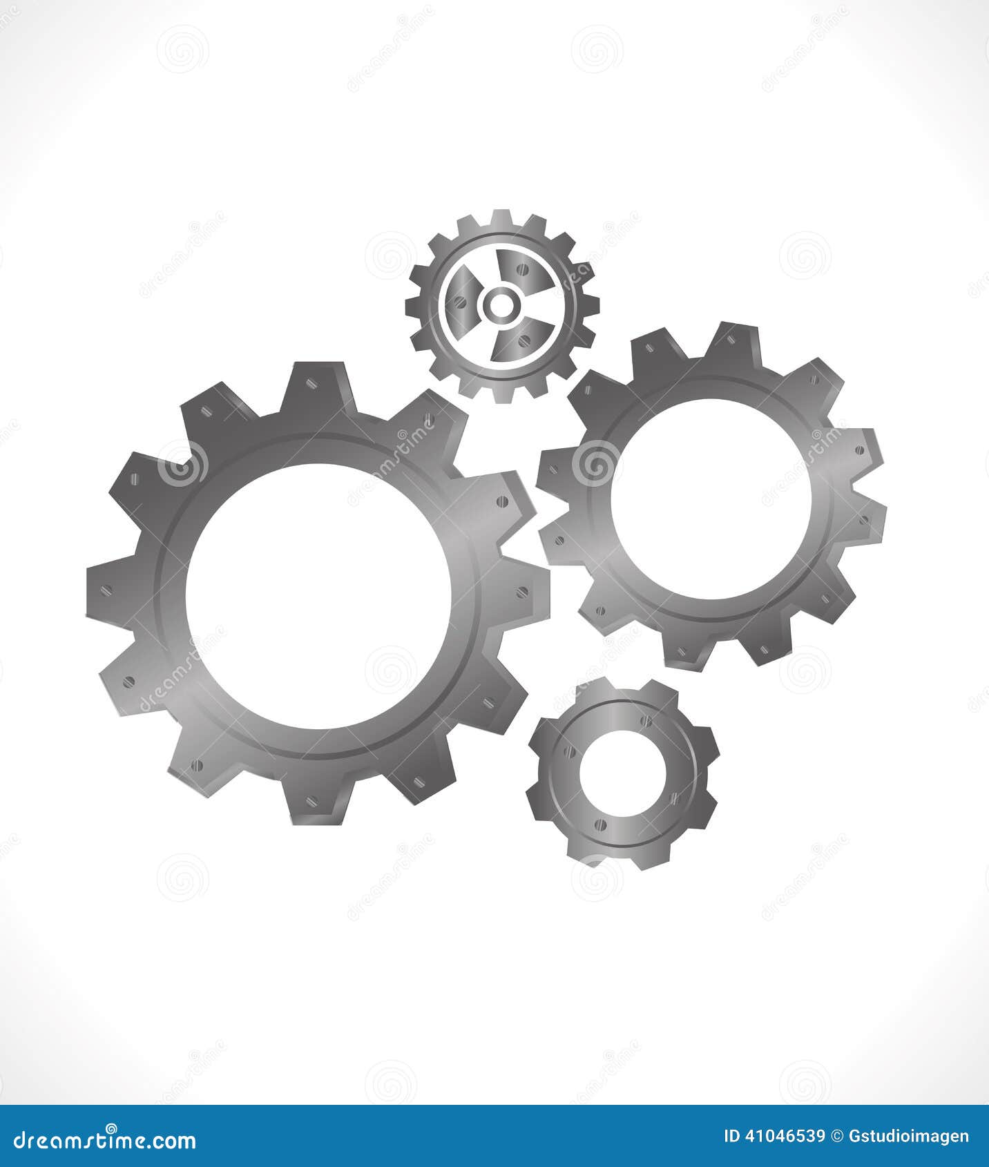 Gears design stock vector. Illustration of gearing, innovation - 41046539
