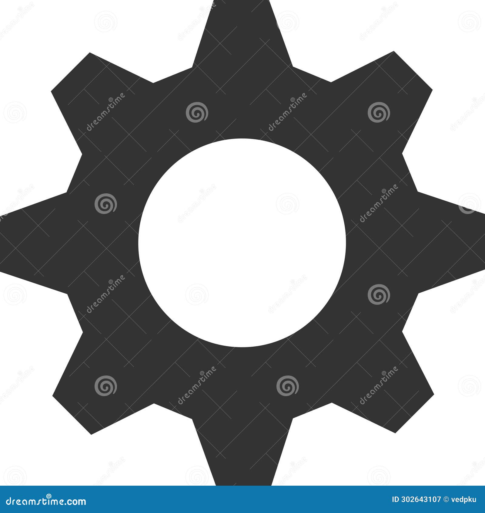 Gear Connection Line And Solid Icon. Gear With Chip Circuit, Hardware ...