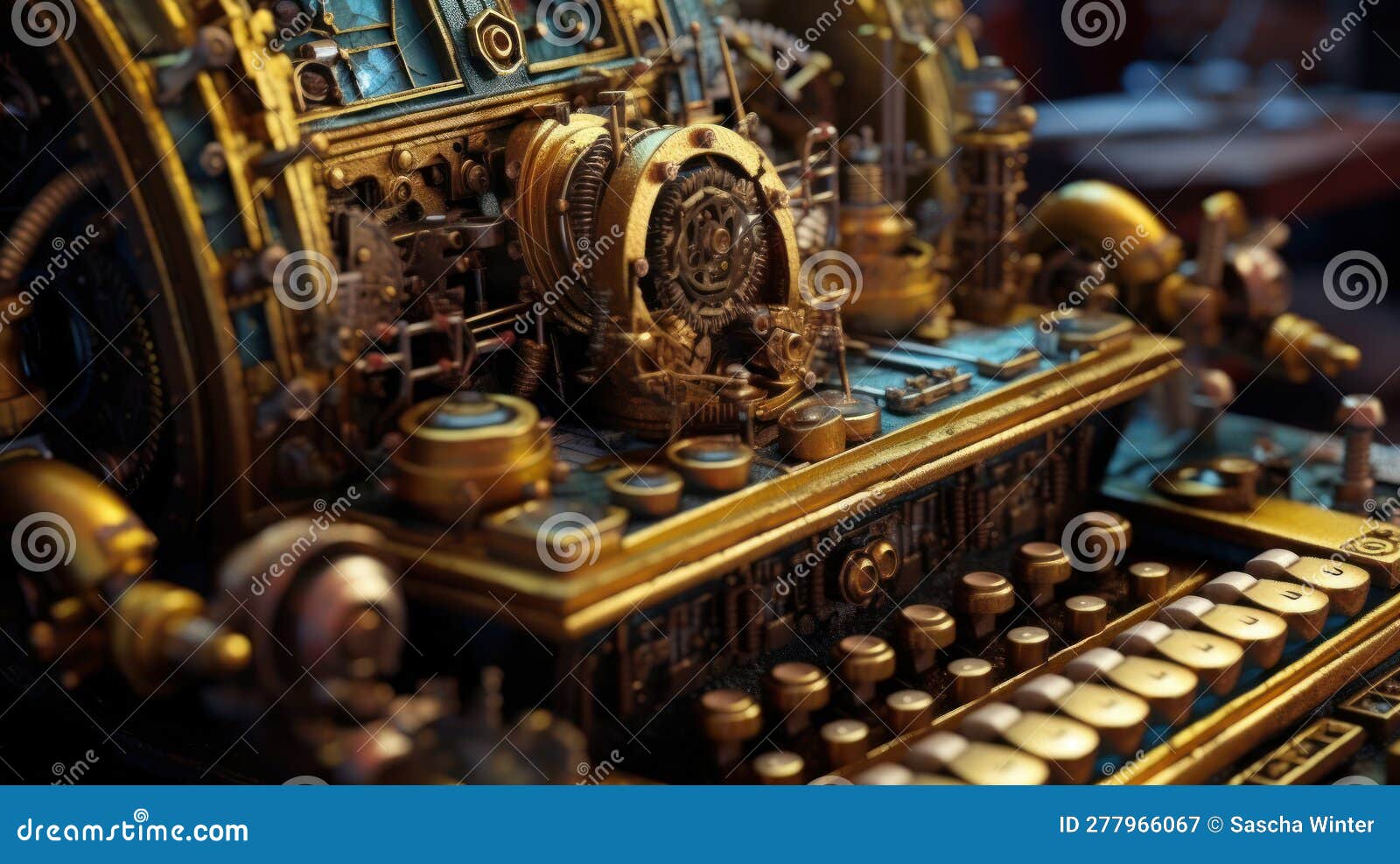Gears of Imagination: a Close-Up View of a Captivating Steampunk ...