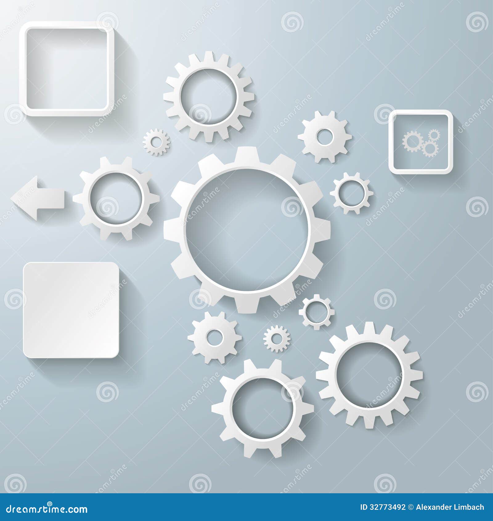 Gears Infographic Vector Illustration | CartoonDealer.com #92169086