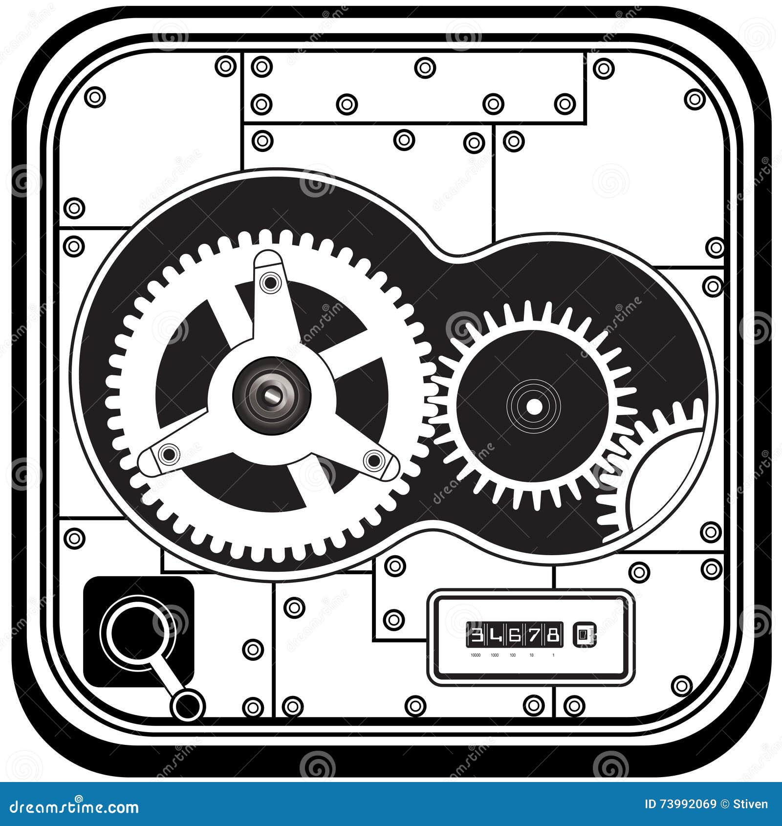 Inside The Mechanism Of An Automobile Planetary Gearbox. Metal Gears ...